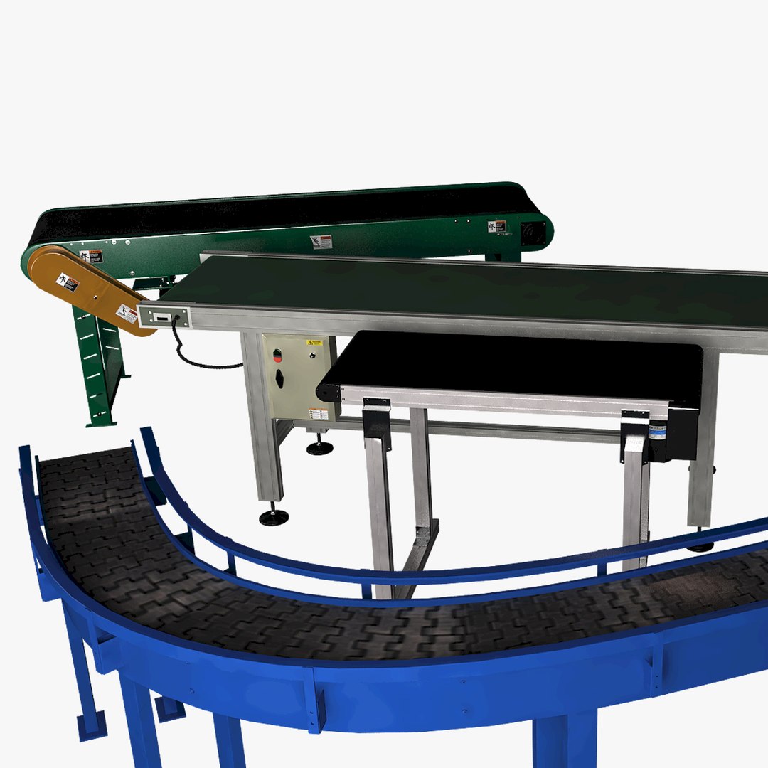 Conveyors 3D model - TurboSquid 1428075