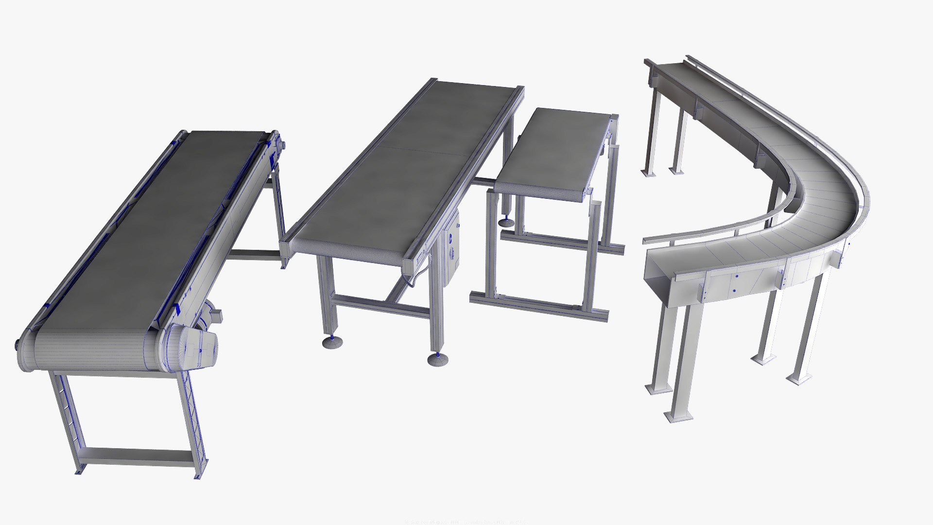 Conveyors 3D Model - TurboSquid 1428075