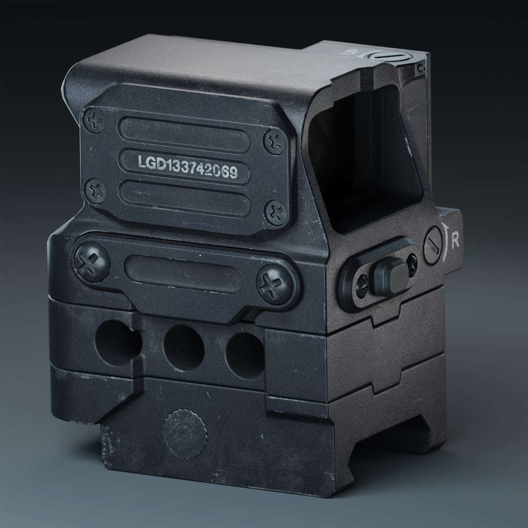 FC1 - Red Dot Reflex Sight 3D Model - TurboSquid 1733607