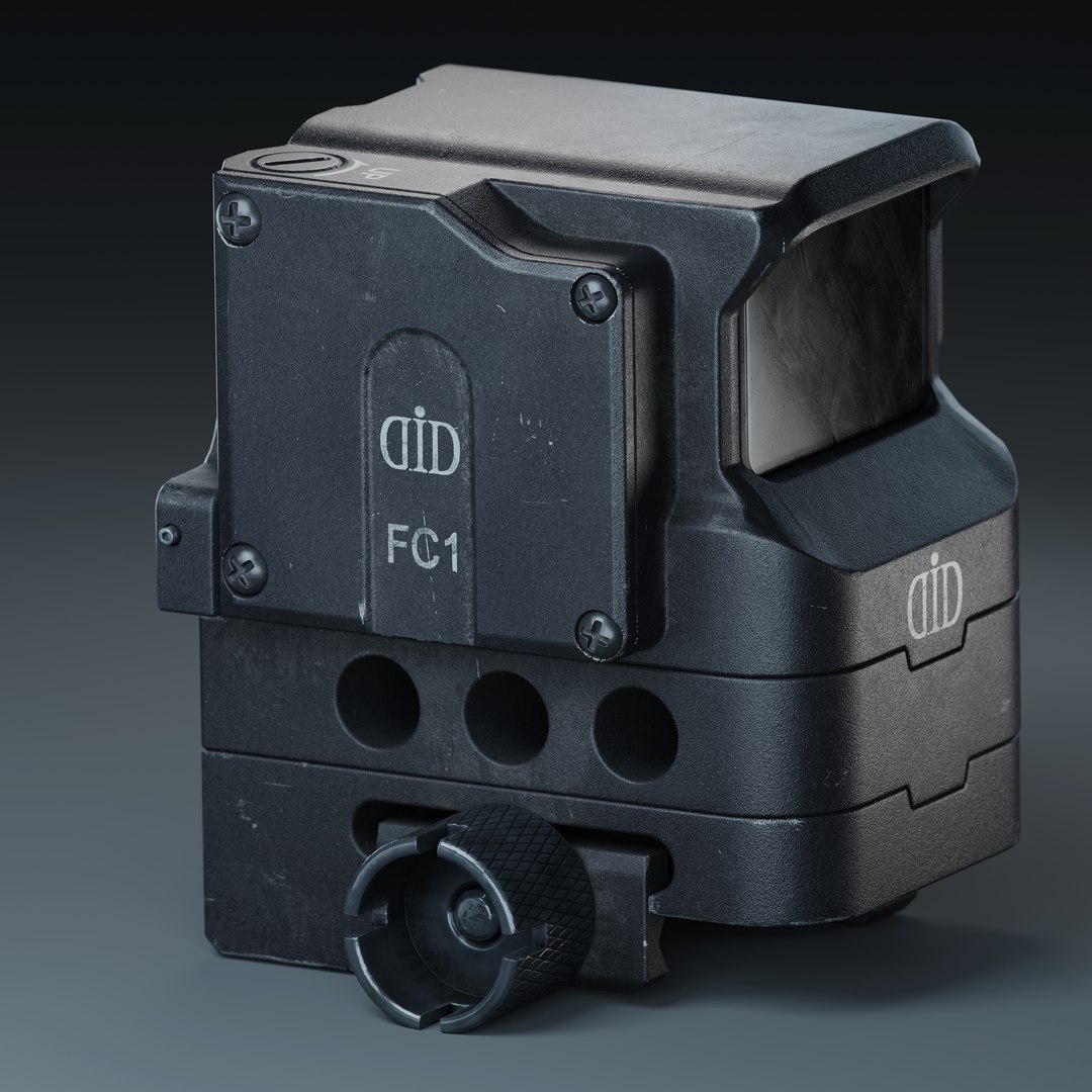 FC1 - Red Dot Reflex Sight 3D Model - TurboSquid 1733607