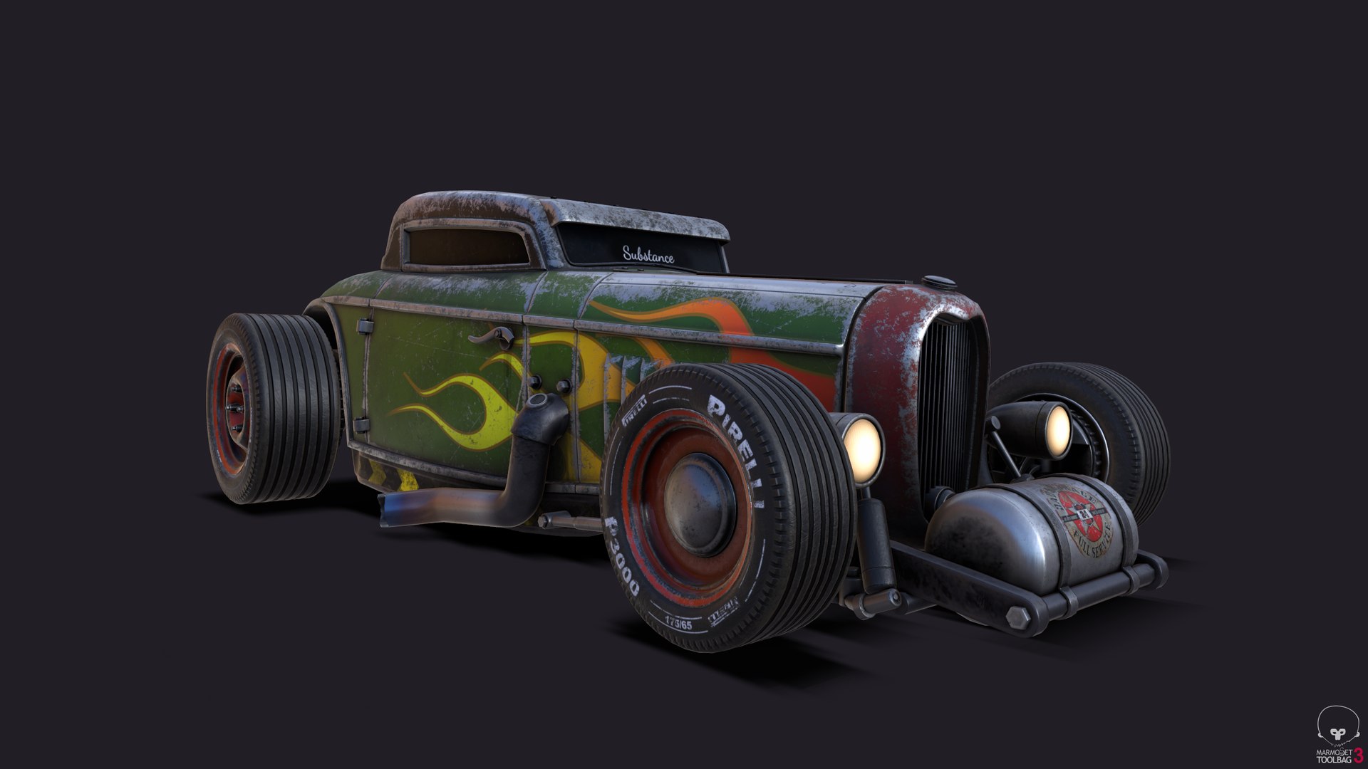3D Hot Rod Model - TurboSquid 1199727