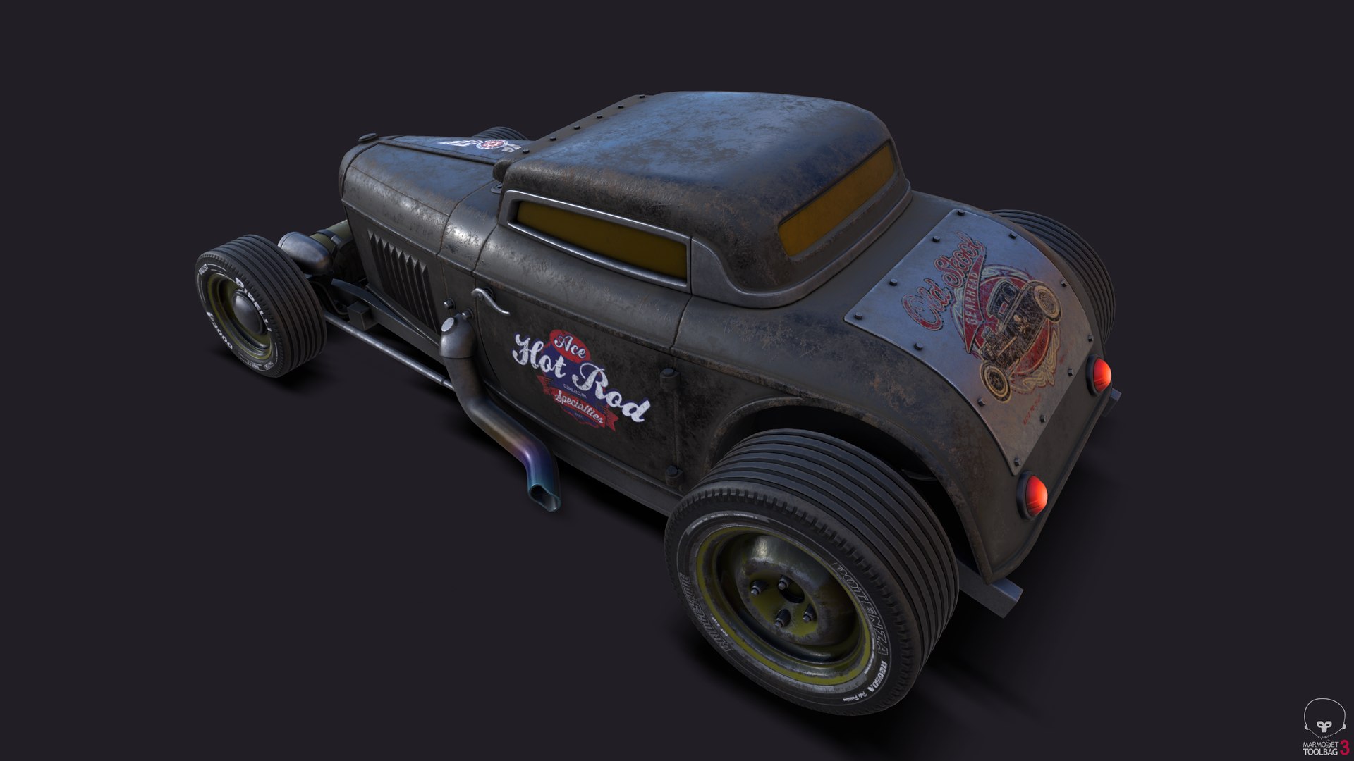 3D Hot Rod Model - TurboSquid 1199727