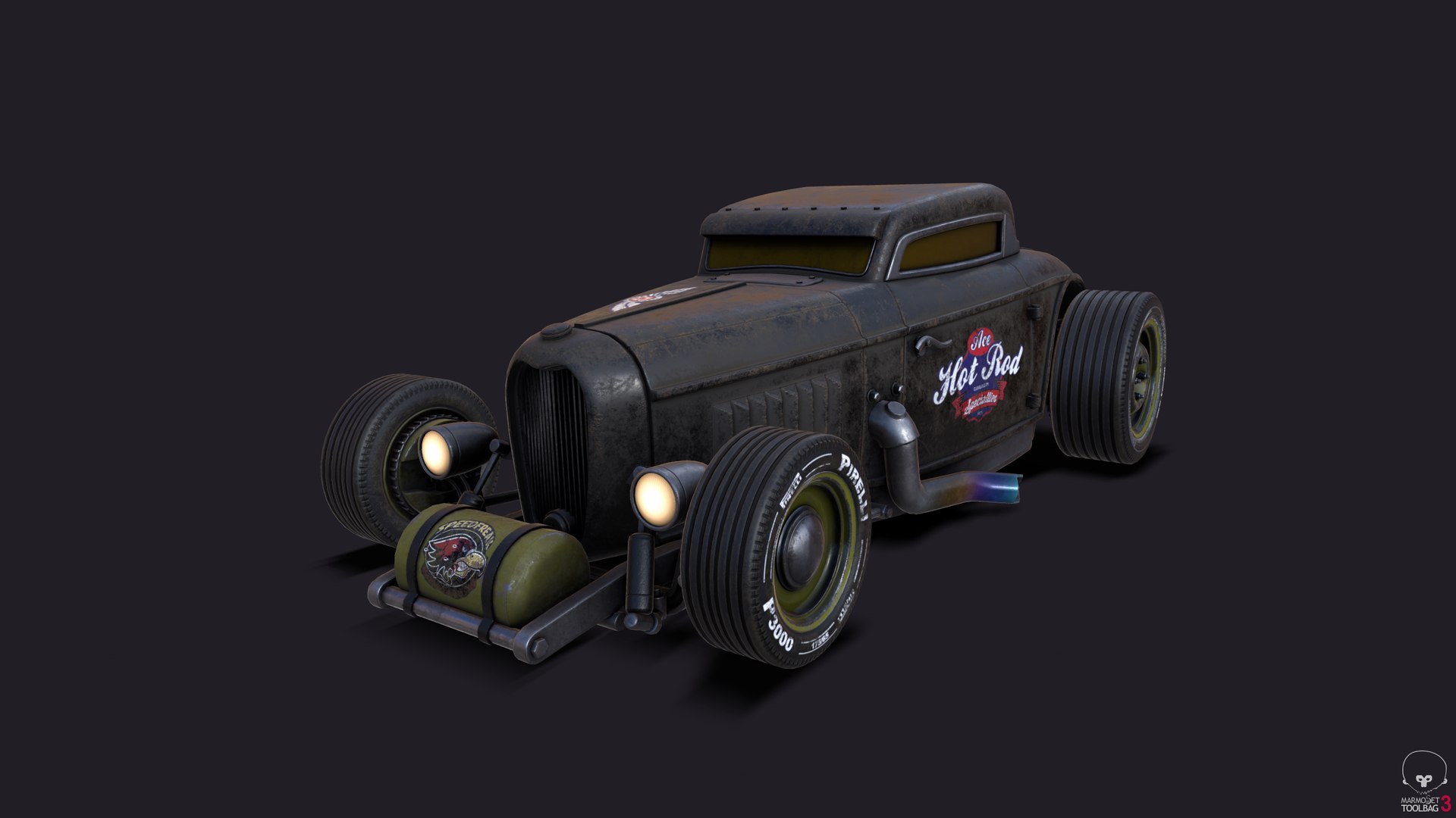 3D Hot Rod Model - TurboSquid 1199727