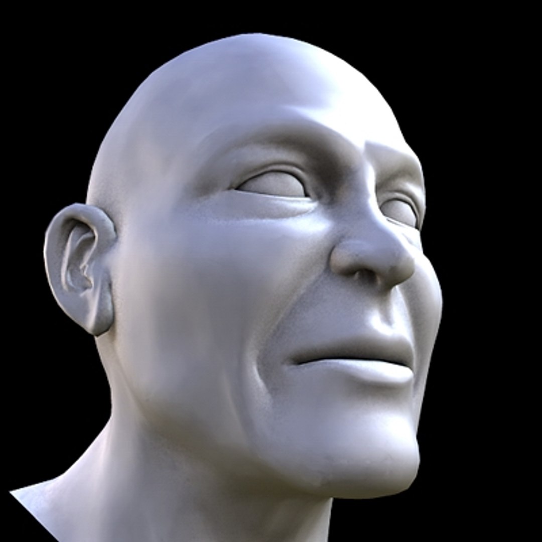 Maya Realistic Male Head