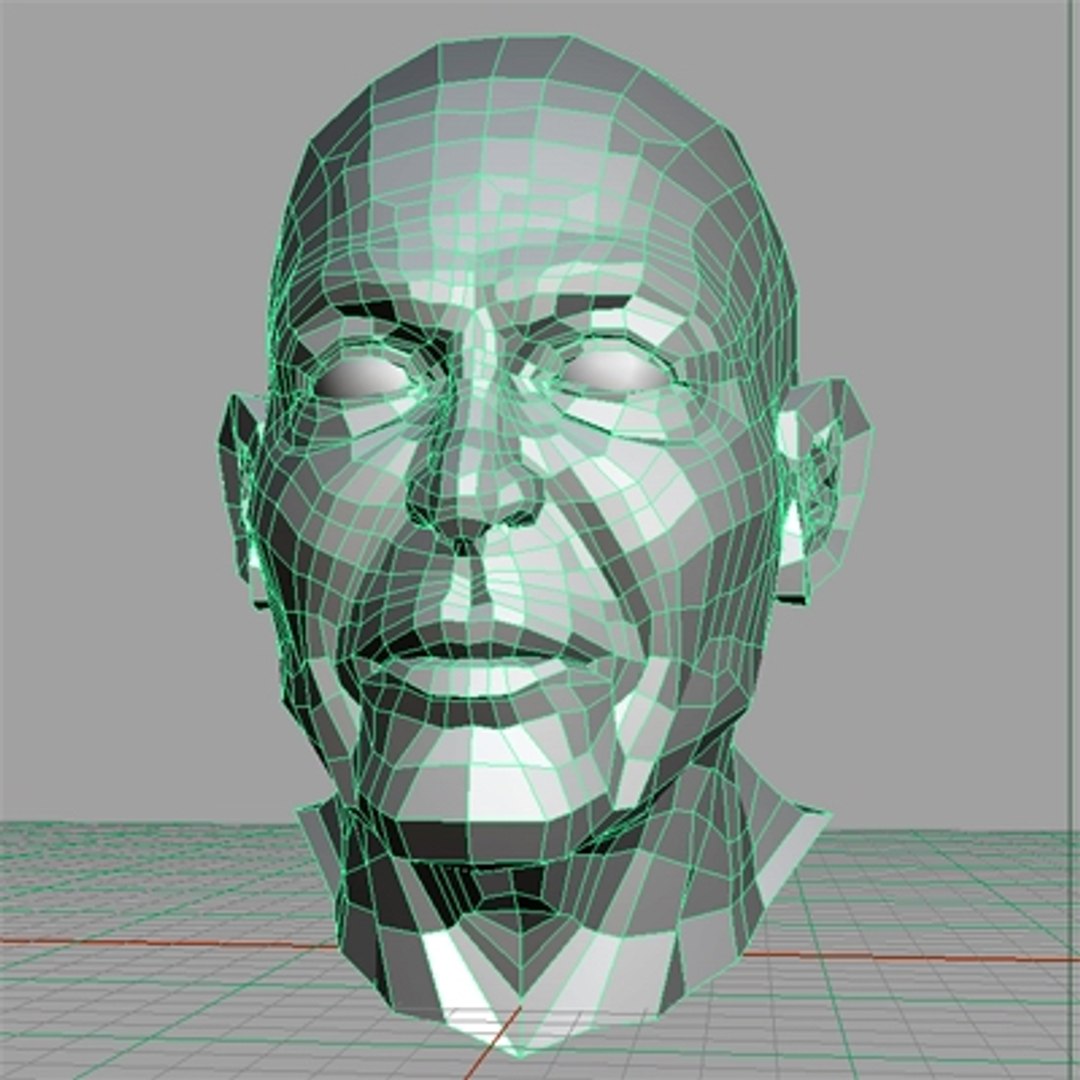 Maya Realistic Male Head