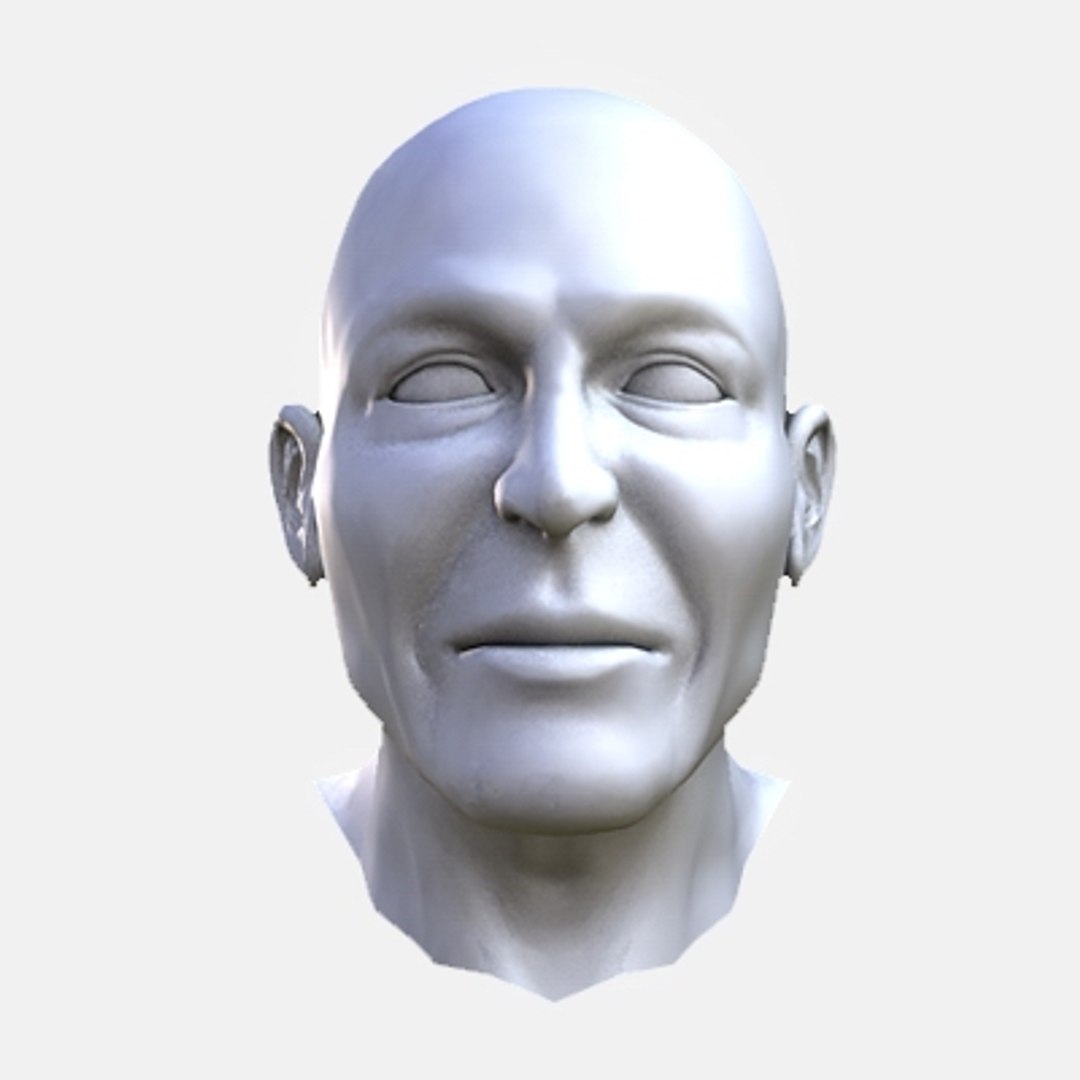 Maya Realistic Male Head