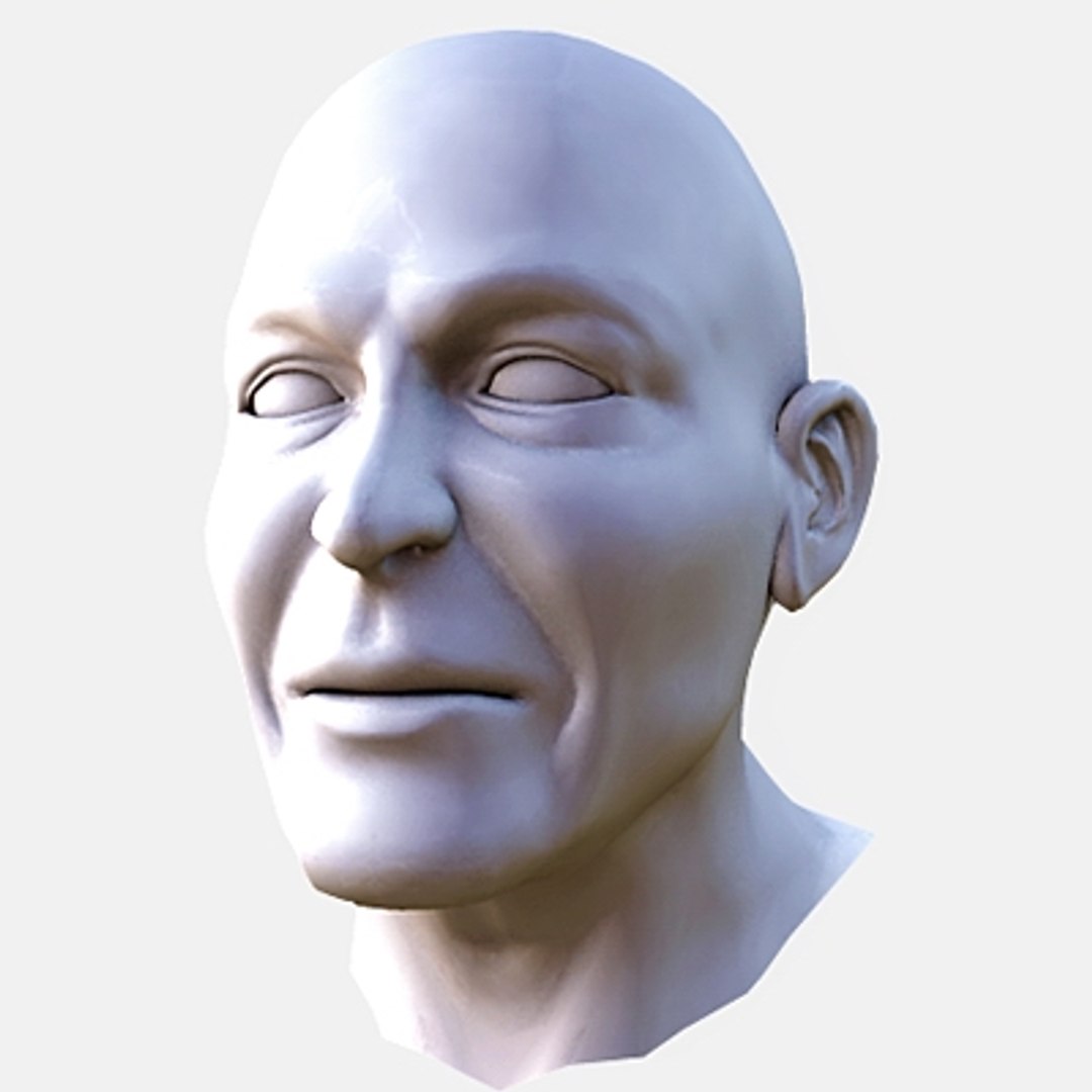 Maya Realistic Male Head