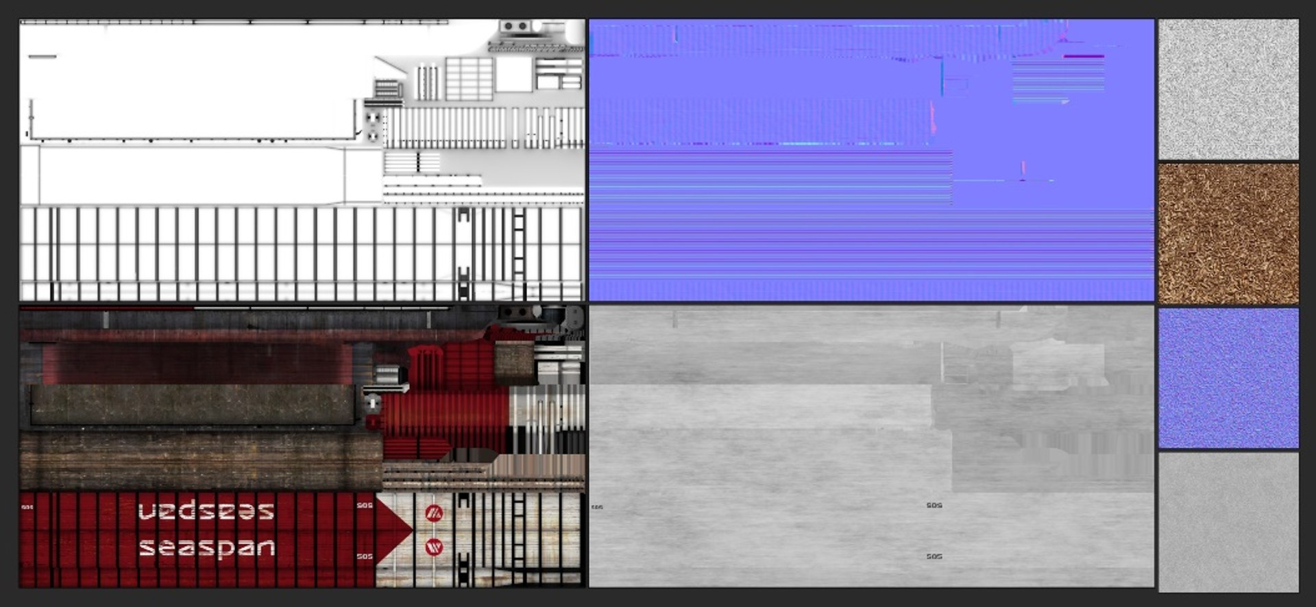 3D Seaspan Barge 505 - TurboSquid 2124896