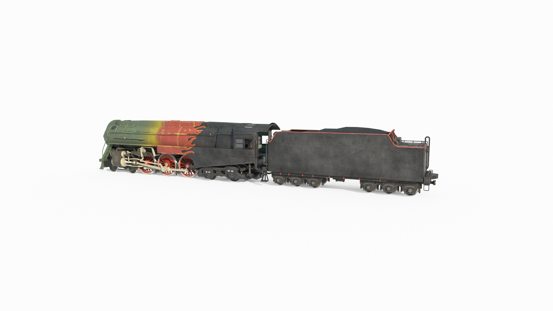 3D Model Modern Coal Fired Trains - TurboSquid 2343340
