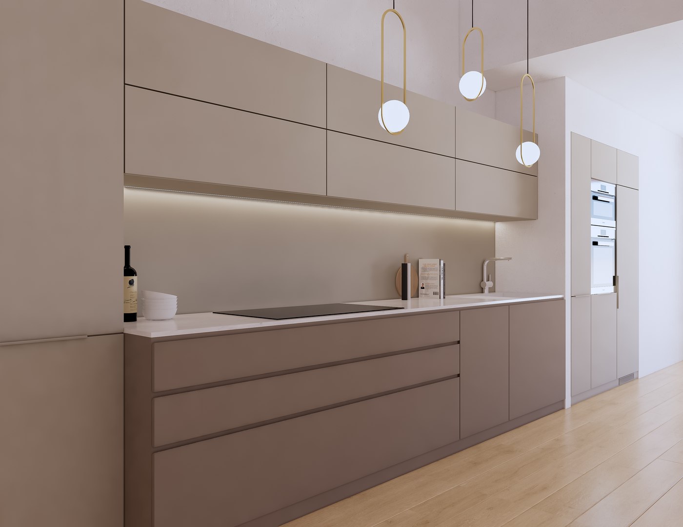 3D Modern Kitchen Collection Created In Revit Model - TurboSquid 2020814