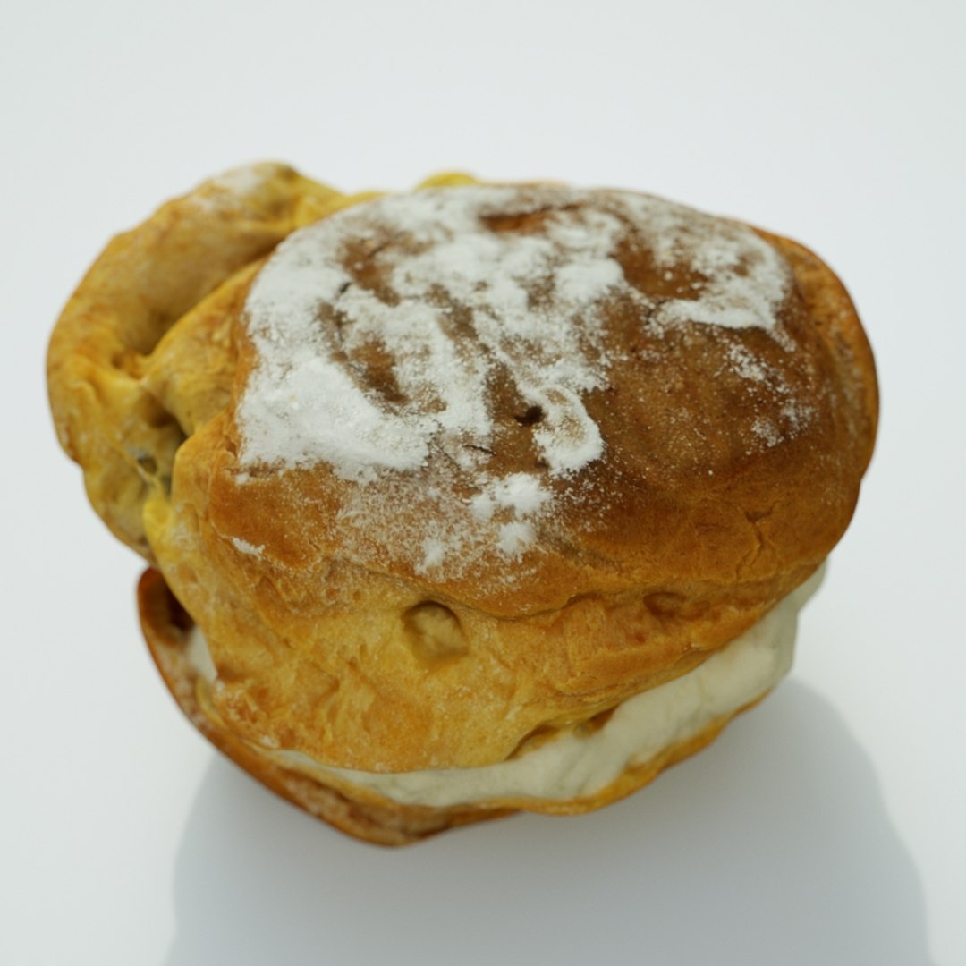 Free 3D Model Cream Puff - TurboSquid 1265878