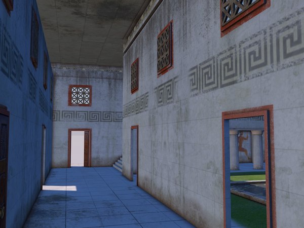 Classical greek house 3D model - TurboSquid 1309989