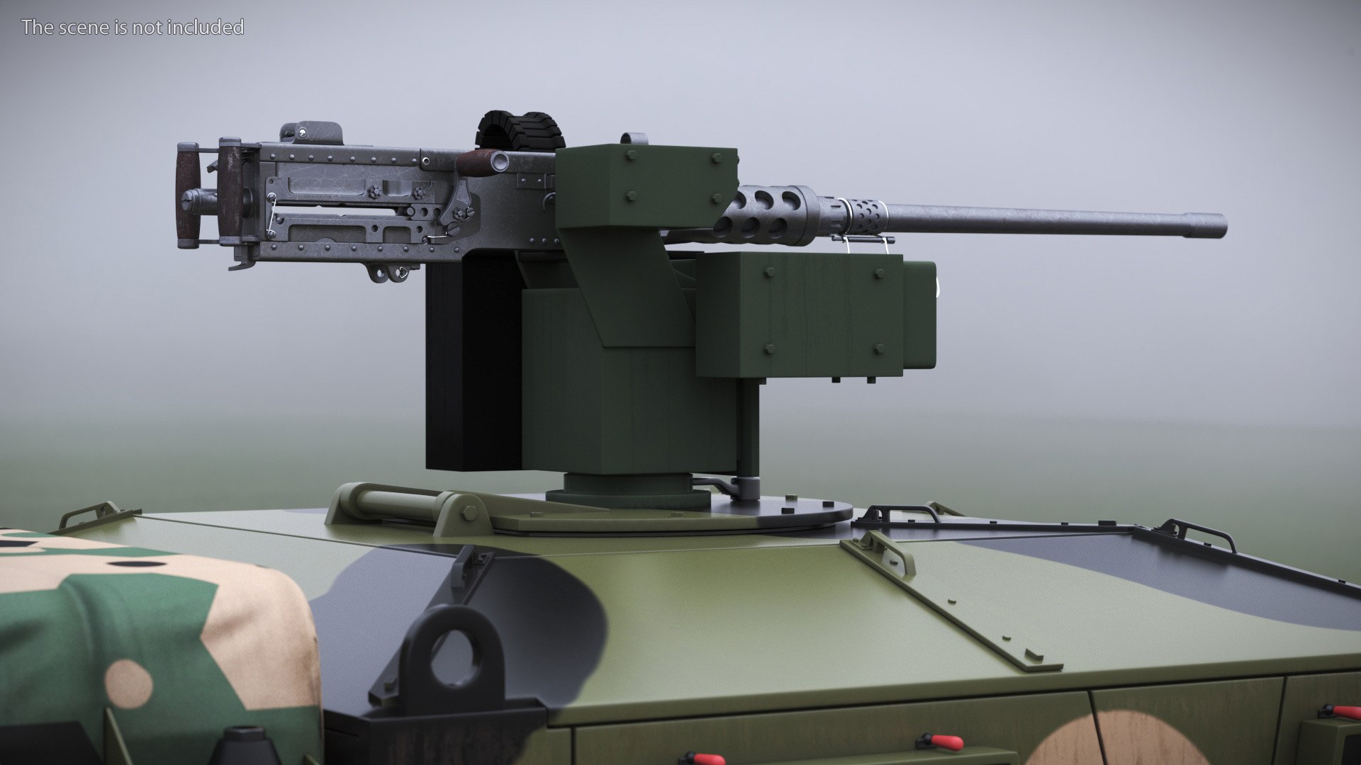 3D Model Browning M2 Heavy Machine Gun - TurboSquid 2499933