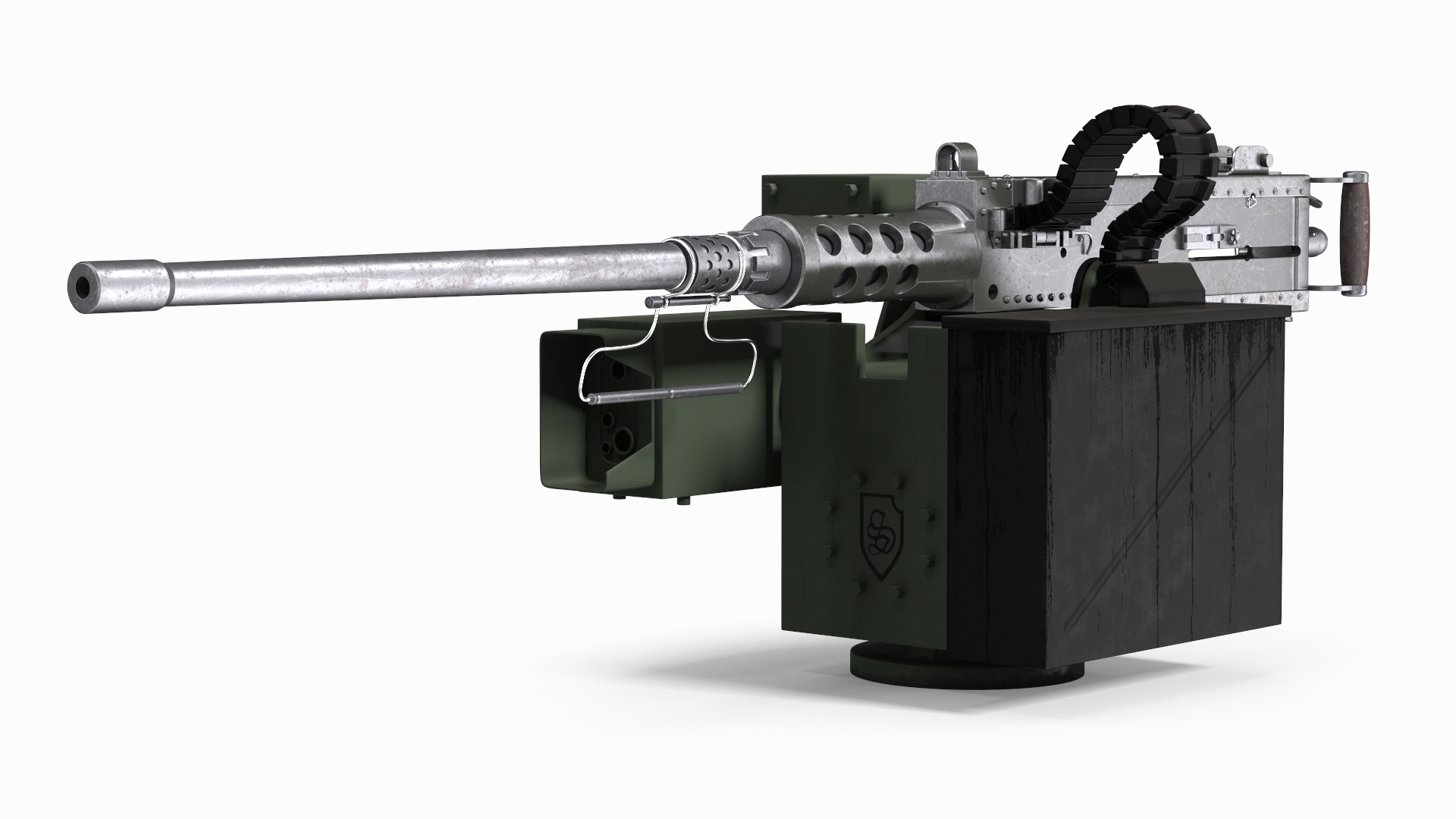 3D Model Browning M2 Heavy Machine Gun - TurboSquid 2499933
