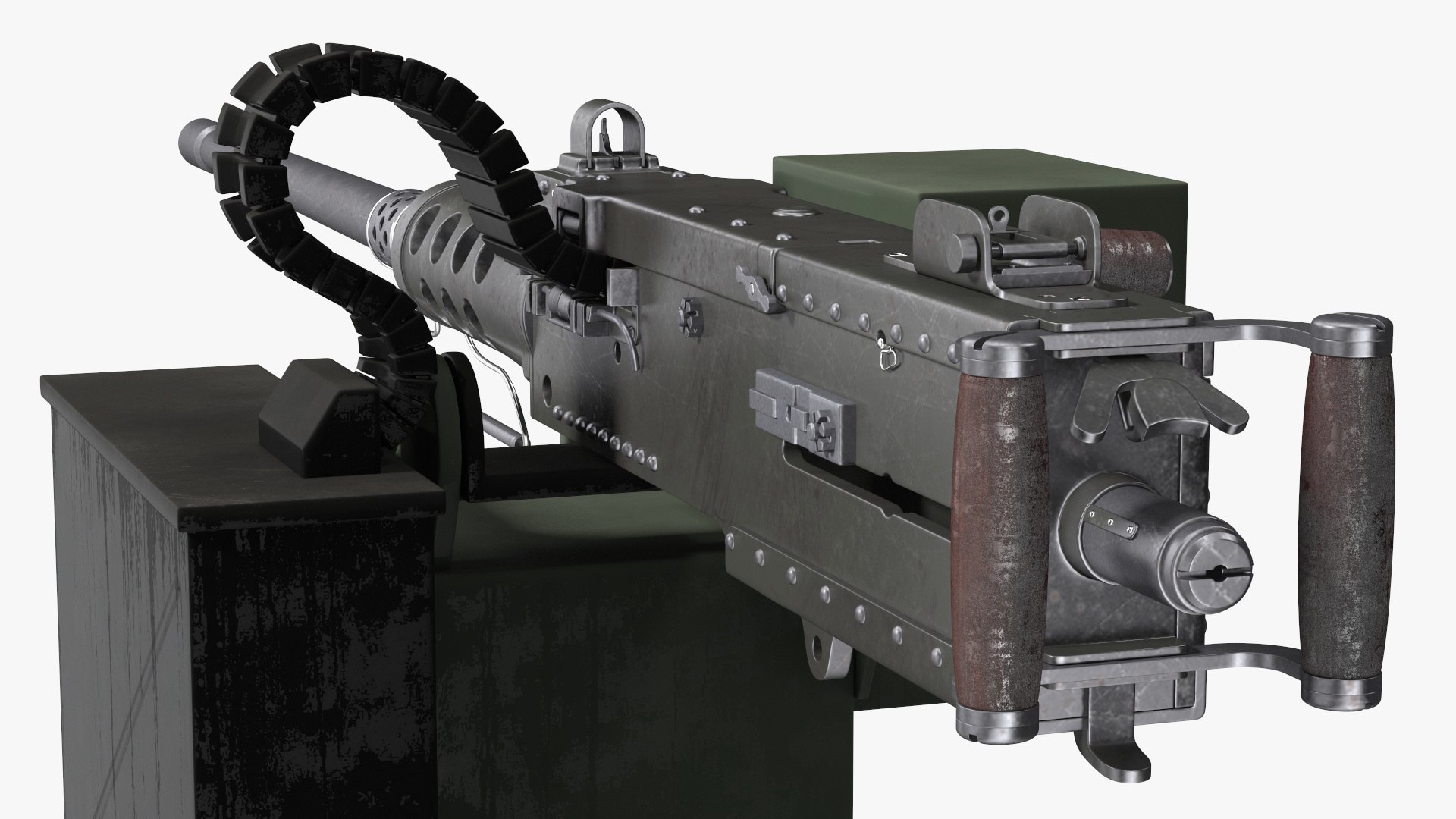 3D Model Browning M2 Heavy Machine Gun - TurboSquid 2499933