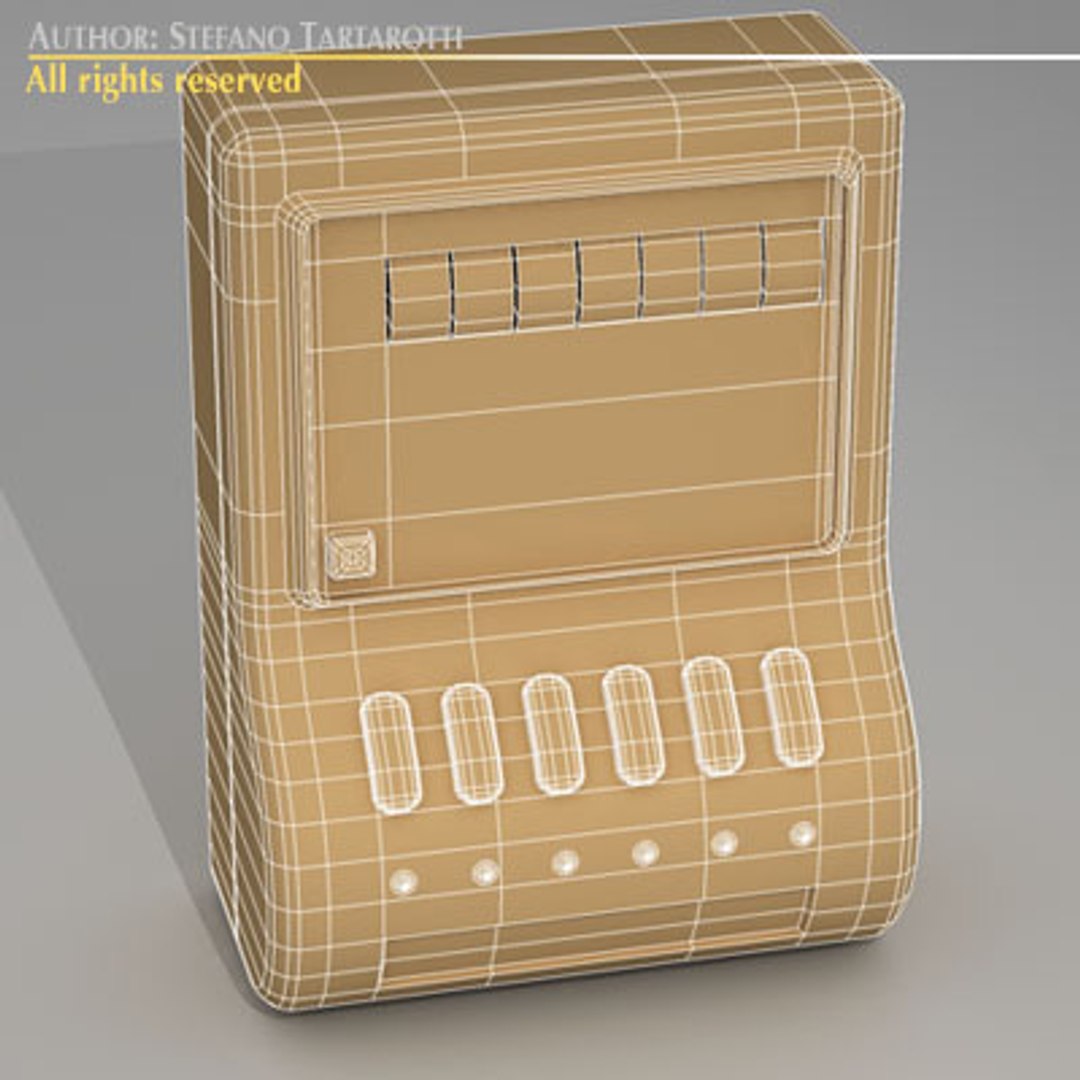 Power Counter 3d Model