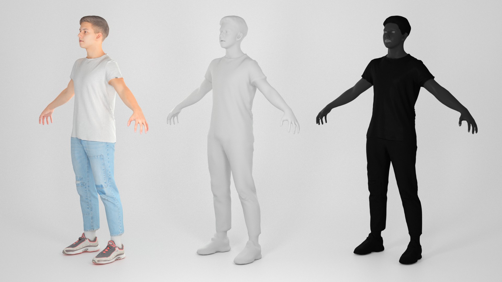 Scanned Human Young Man Model - TurboSquid 1549776