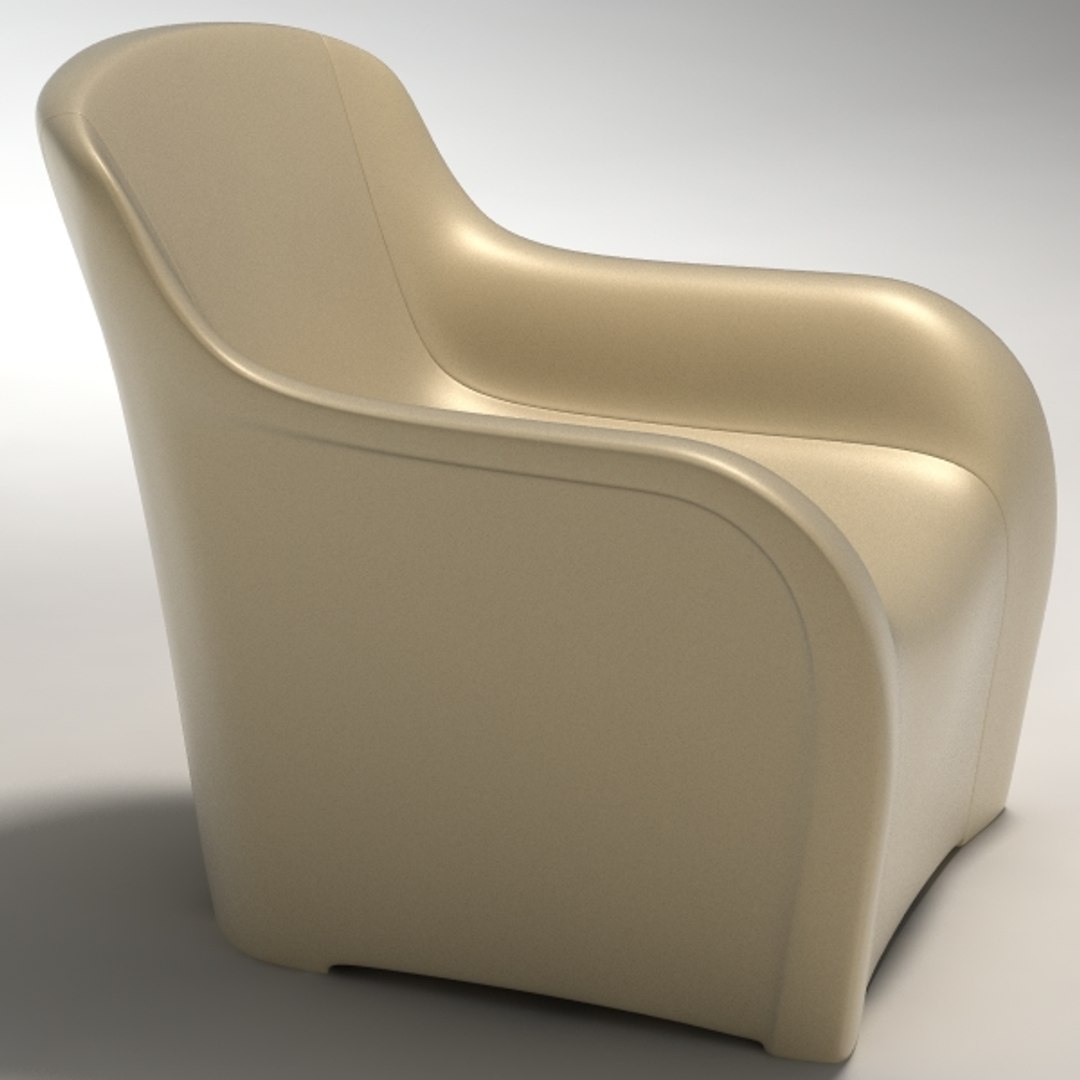 3d Model Realistic Armchair