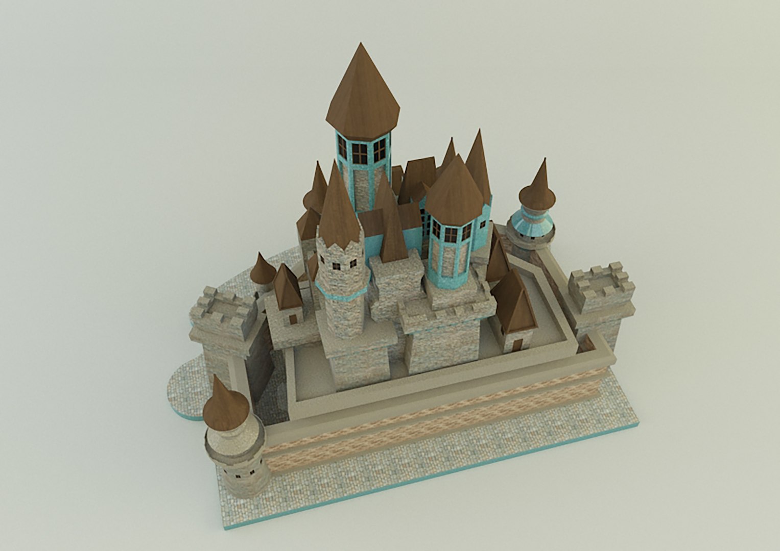 3D Cinderella Castle - TurboSquid 2056079