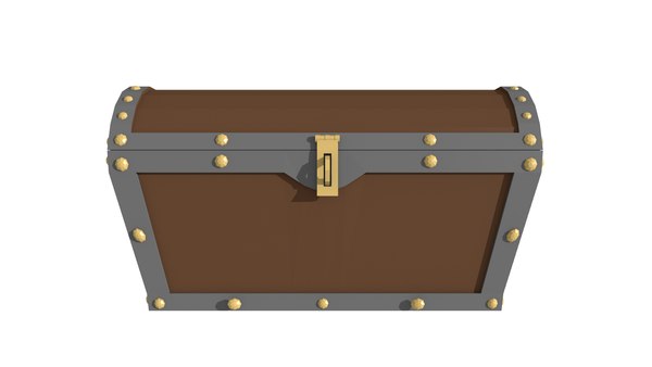 Cartoon chest 3D model - TurboSquid 1301622