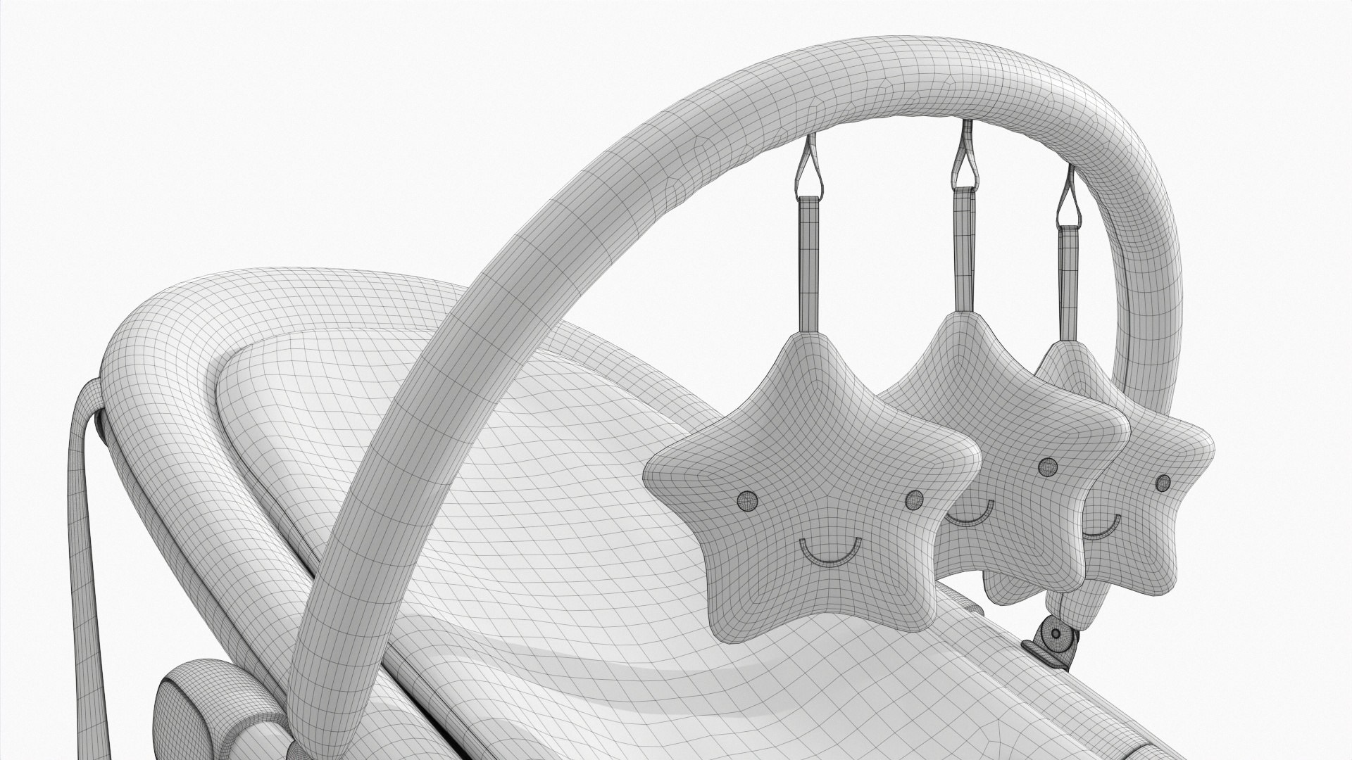 Fold Rocker With Toys 3D Model - TurboSquid 1825009