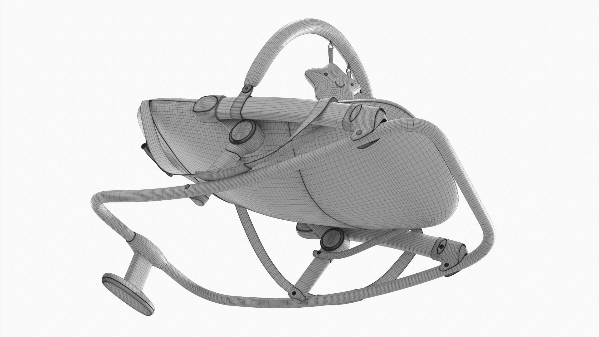 Fold Rocker With Toys 3D Model - TurboSquid 1825009