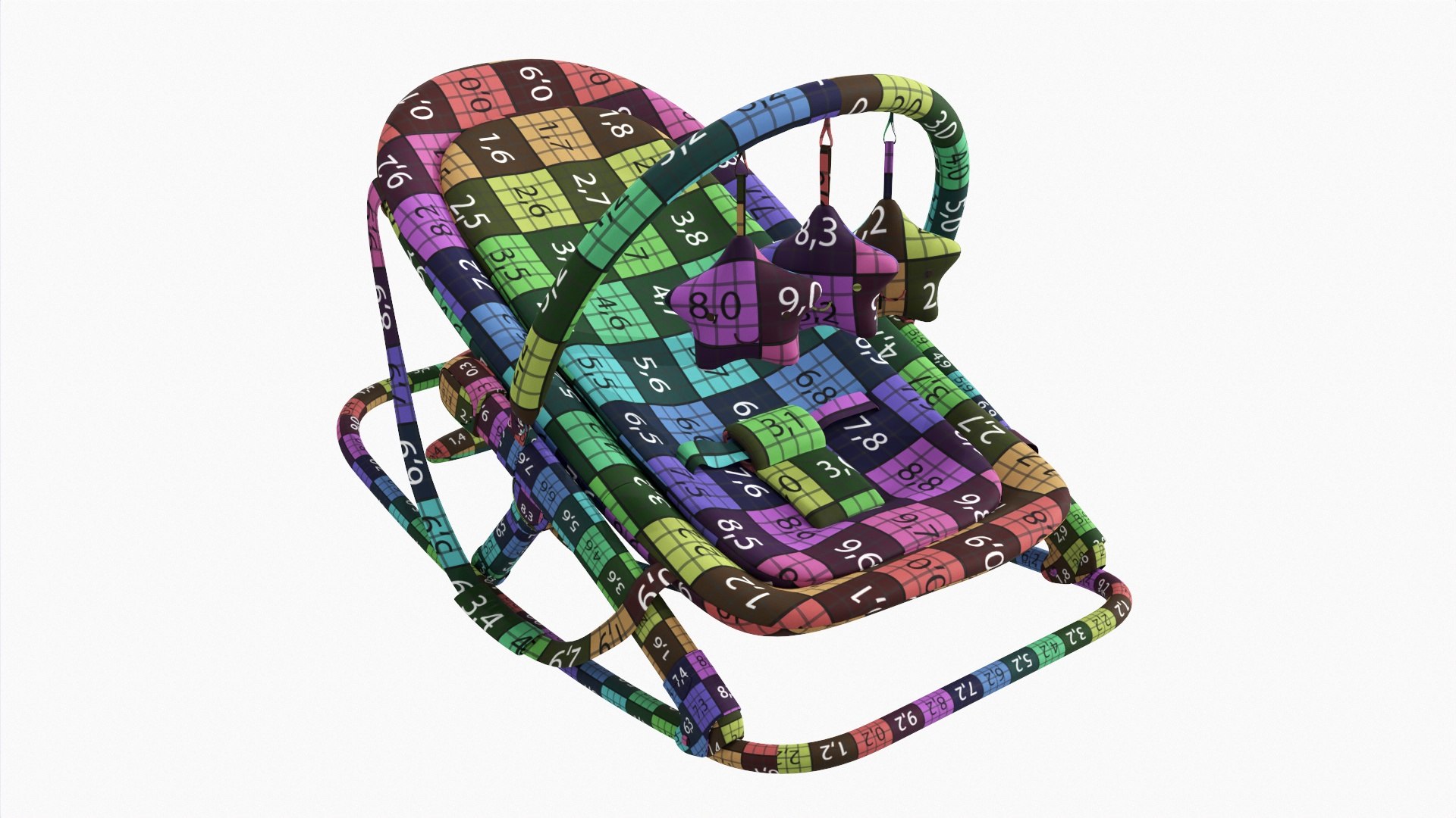 Fold Rocker With Toys 3D Model - TurboSquid 1825009