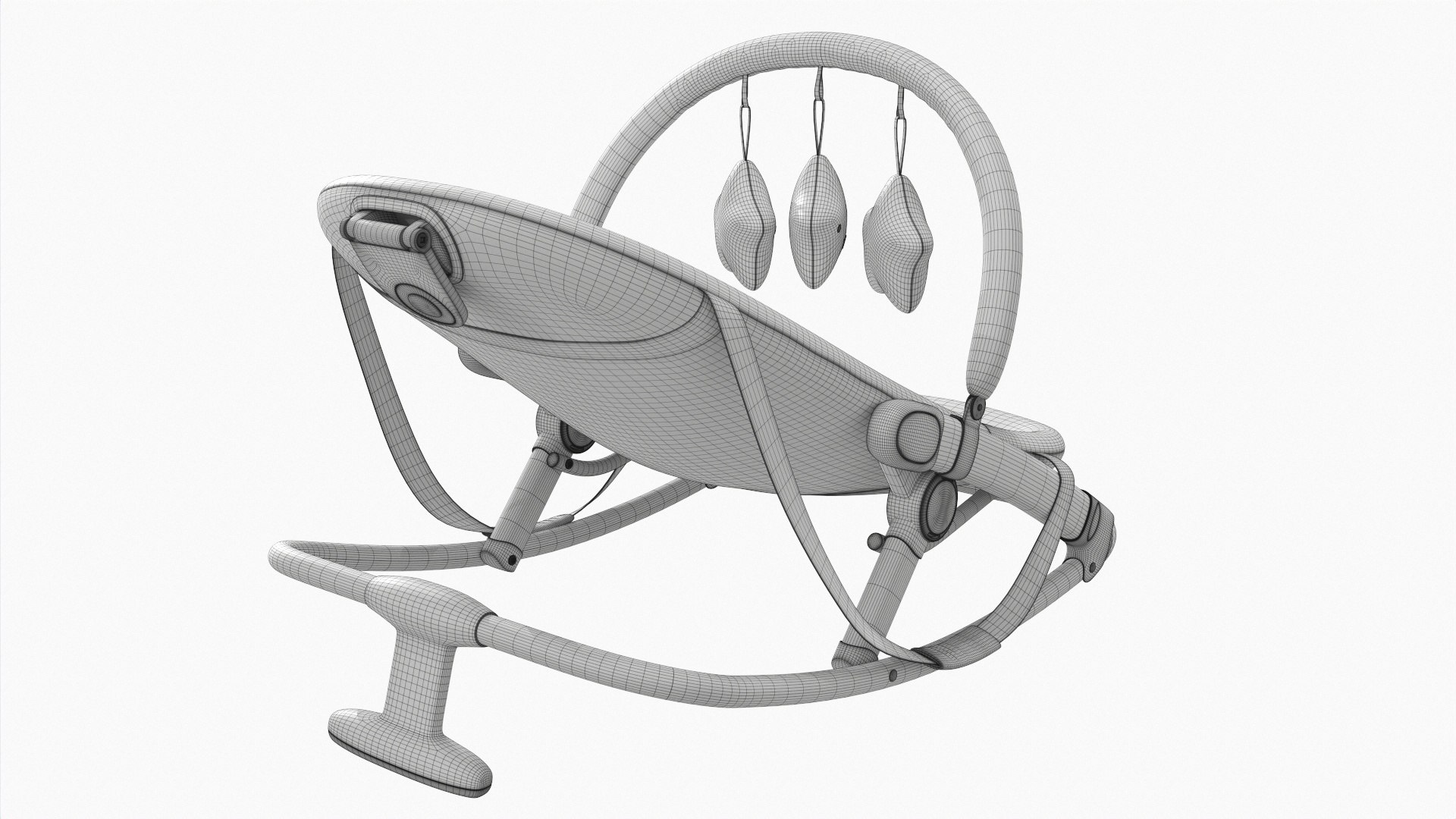 Fold Rocker With Toys 3D Model - TurboSquid 1825009