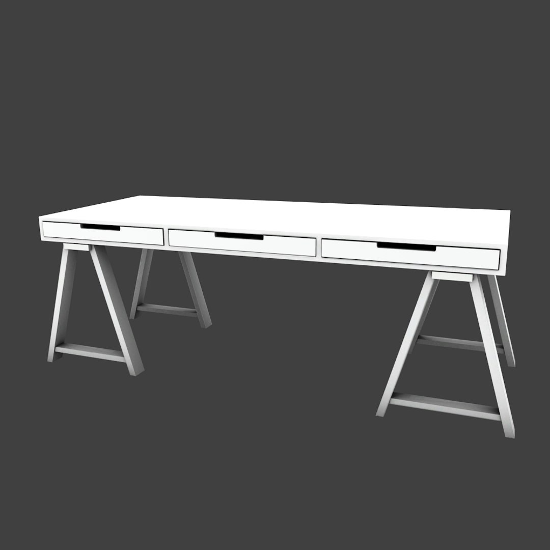 3d ikea desk