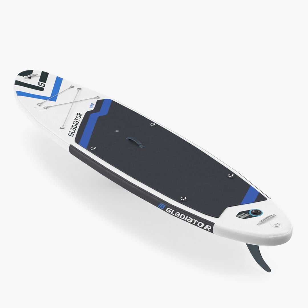 SUP Board Gladiator White 3D model - TurboSquid 2063683