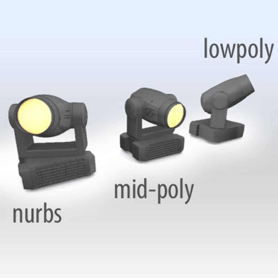 3d Model Light Moving Head