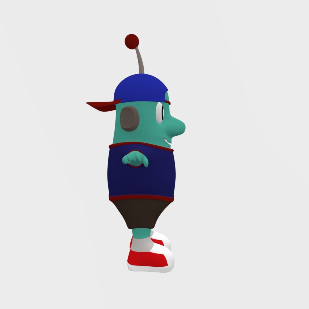 3D Cute Alien Character Model - TurboSquid 1292739