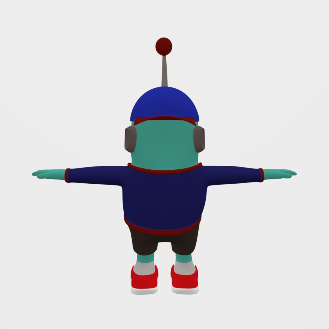 3D Cute Alien Character Model - TurboSquid 1292739
