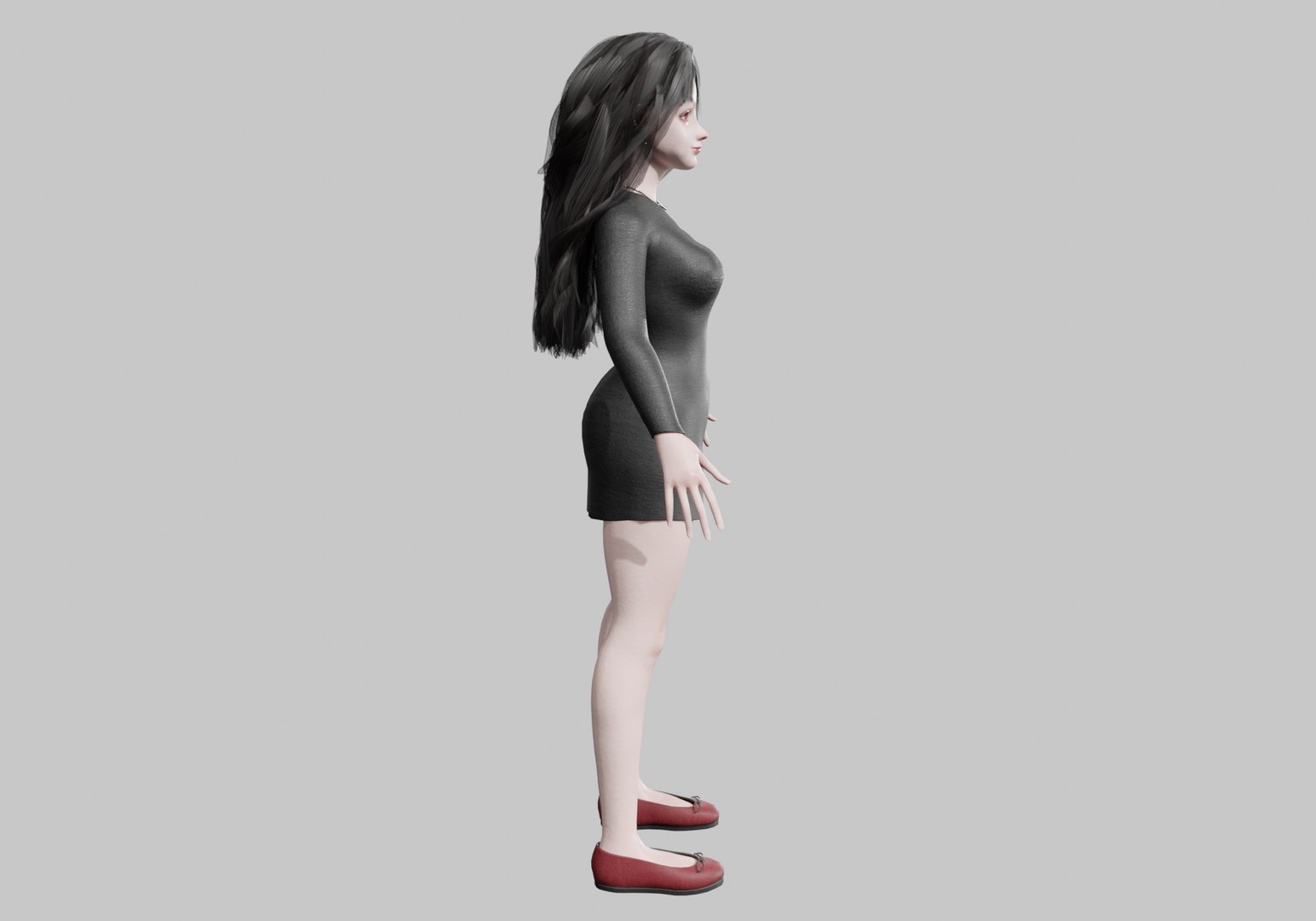 3D Cartoon Mysterious Woman V35383 - TurboSquid 2283702