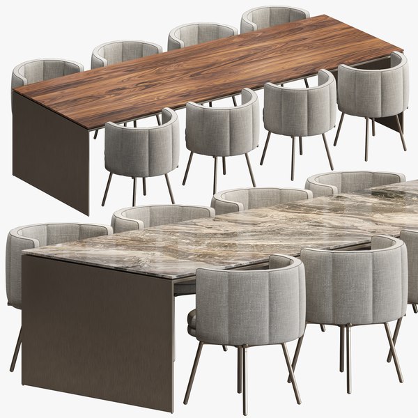 3D LINHA table by MINOTTI model - TurboSquid 2008265