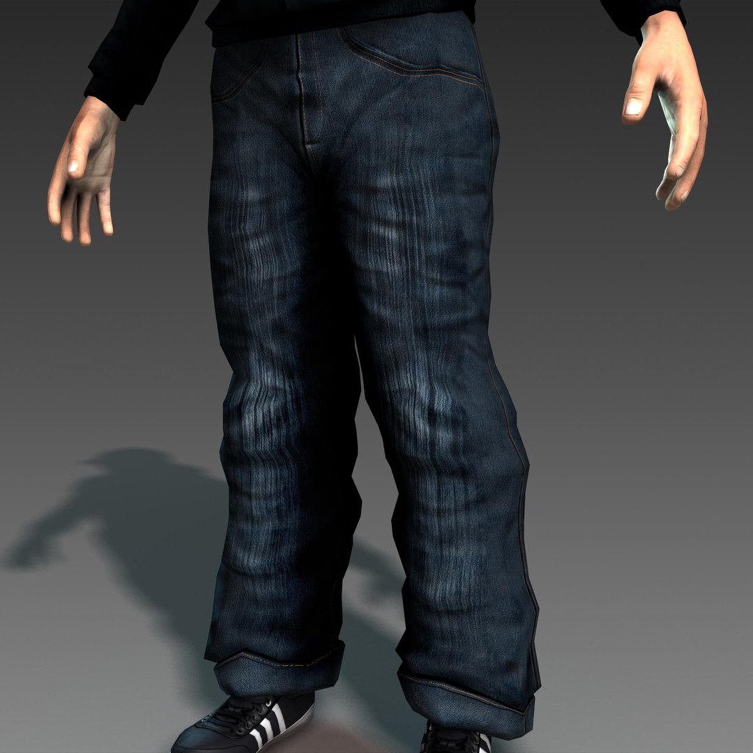 3d Character Rapper Model