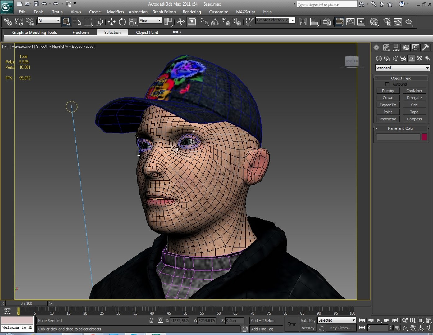 3d Character Rapper Model