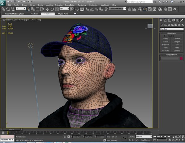 3d character rapper model