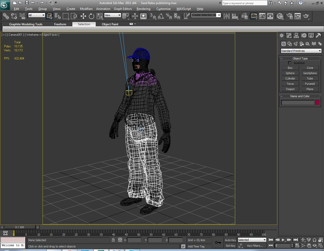 3d character rapper model