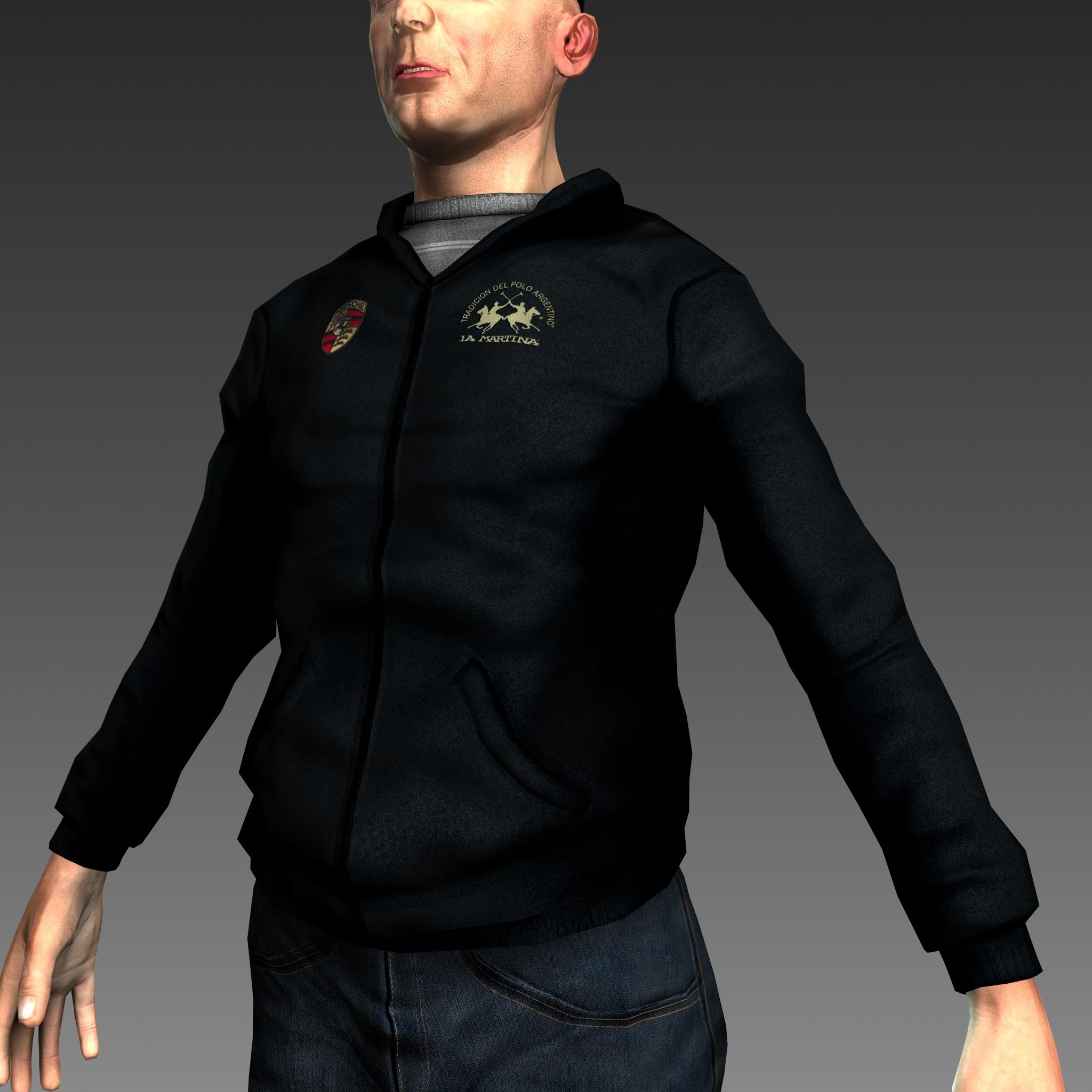 3d character rapper model