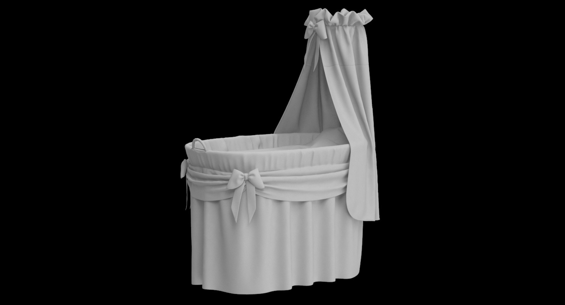 3D model crib - TurboSquid 1249879