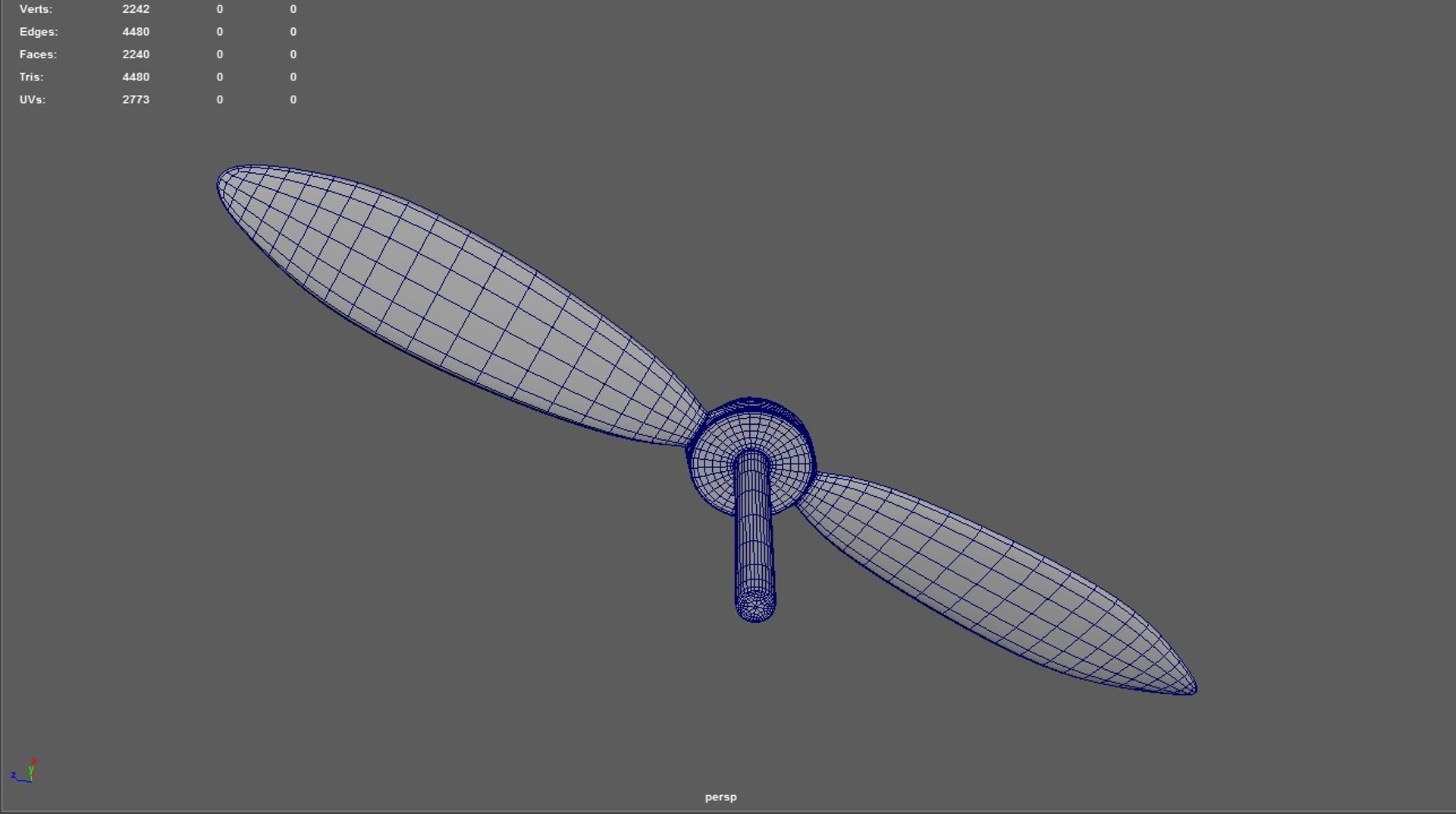 Free Simple Propeller 3D Model - TurboSquid 1336999