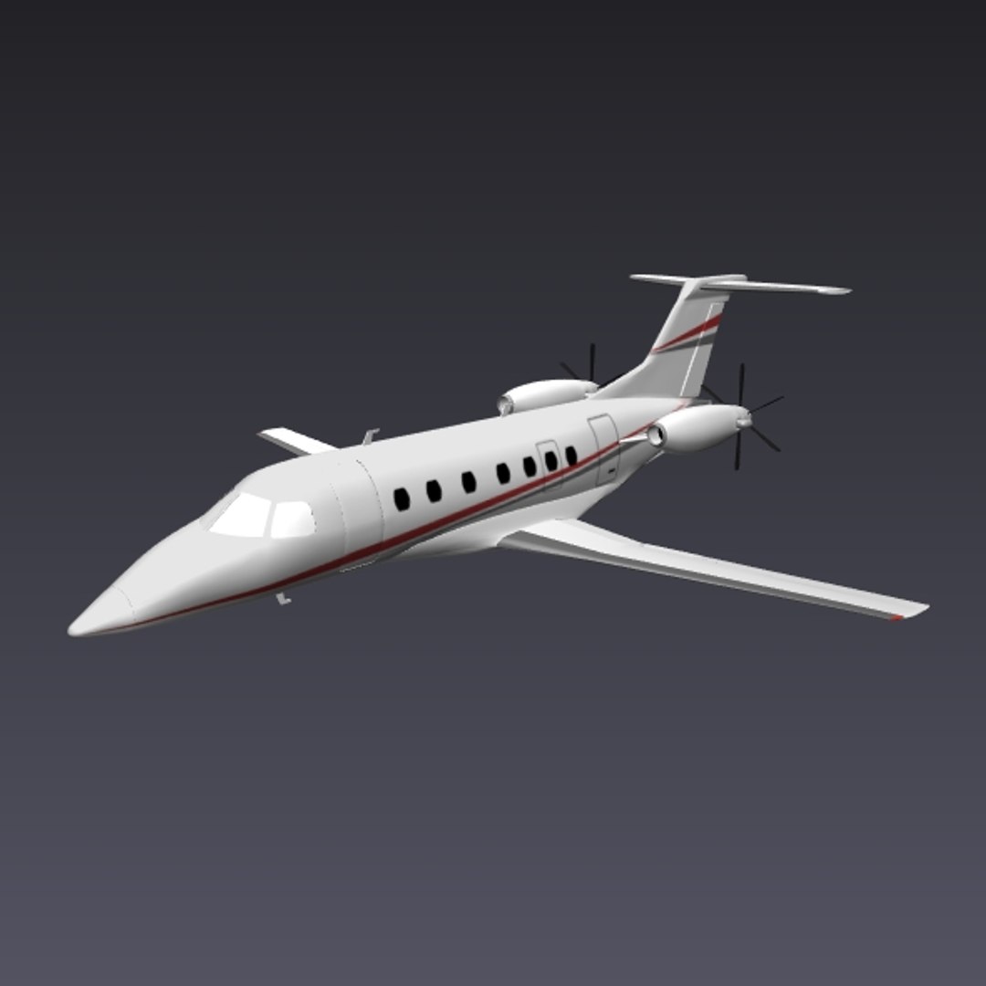 3d model embraer fma 123 cba