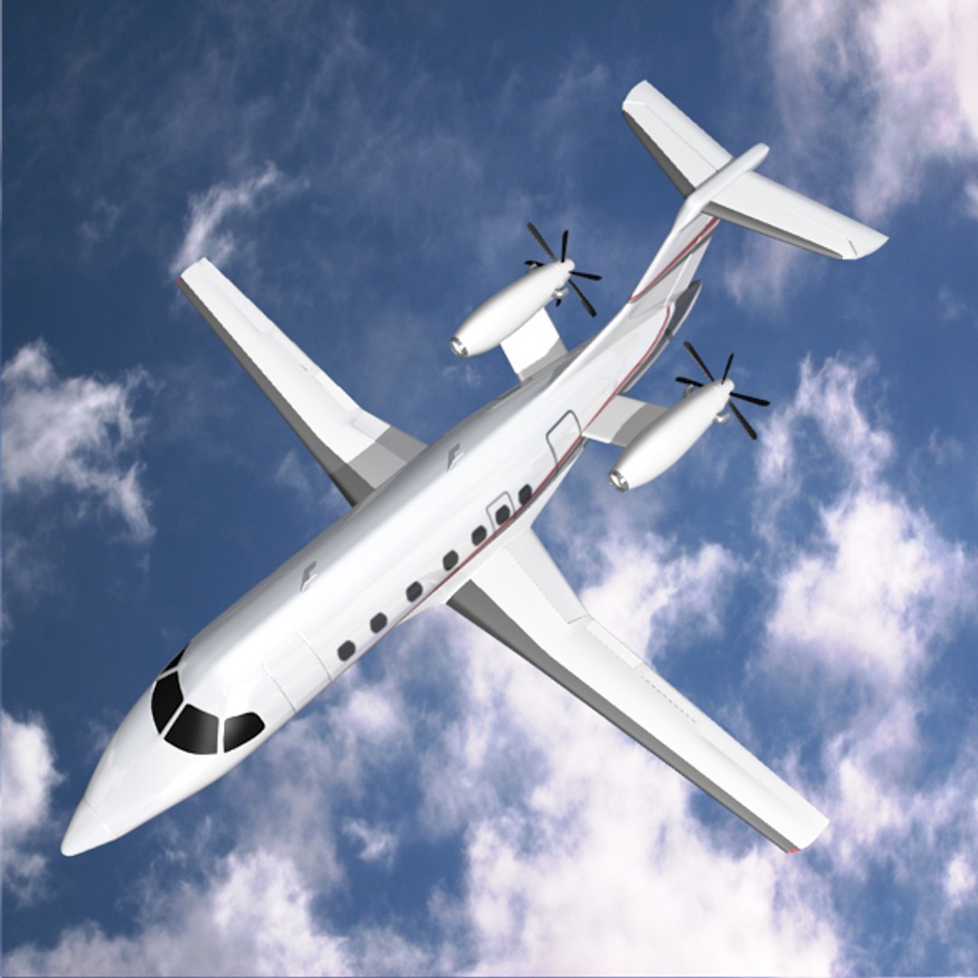 3d model embraer fma 123 cba