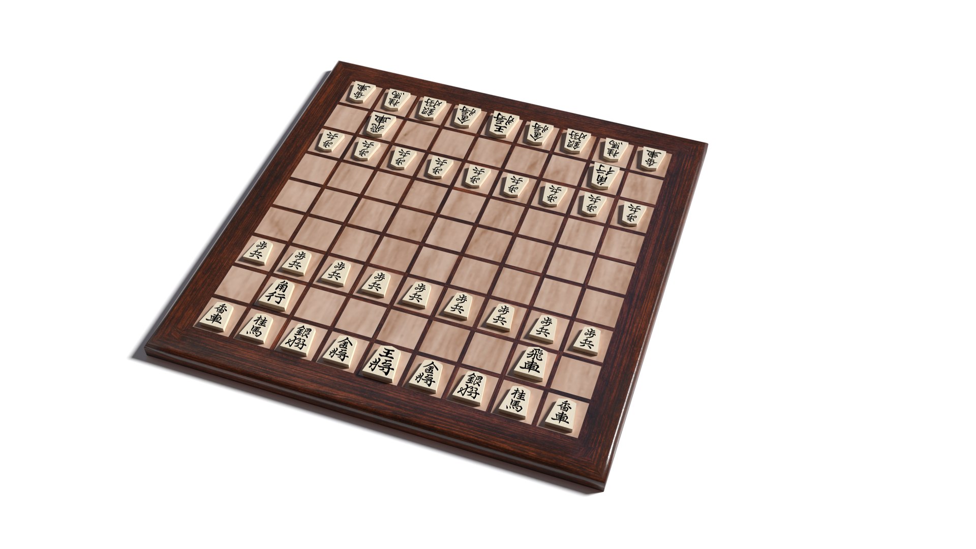 Shogi Board Model - TurboSquid 1507885