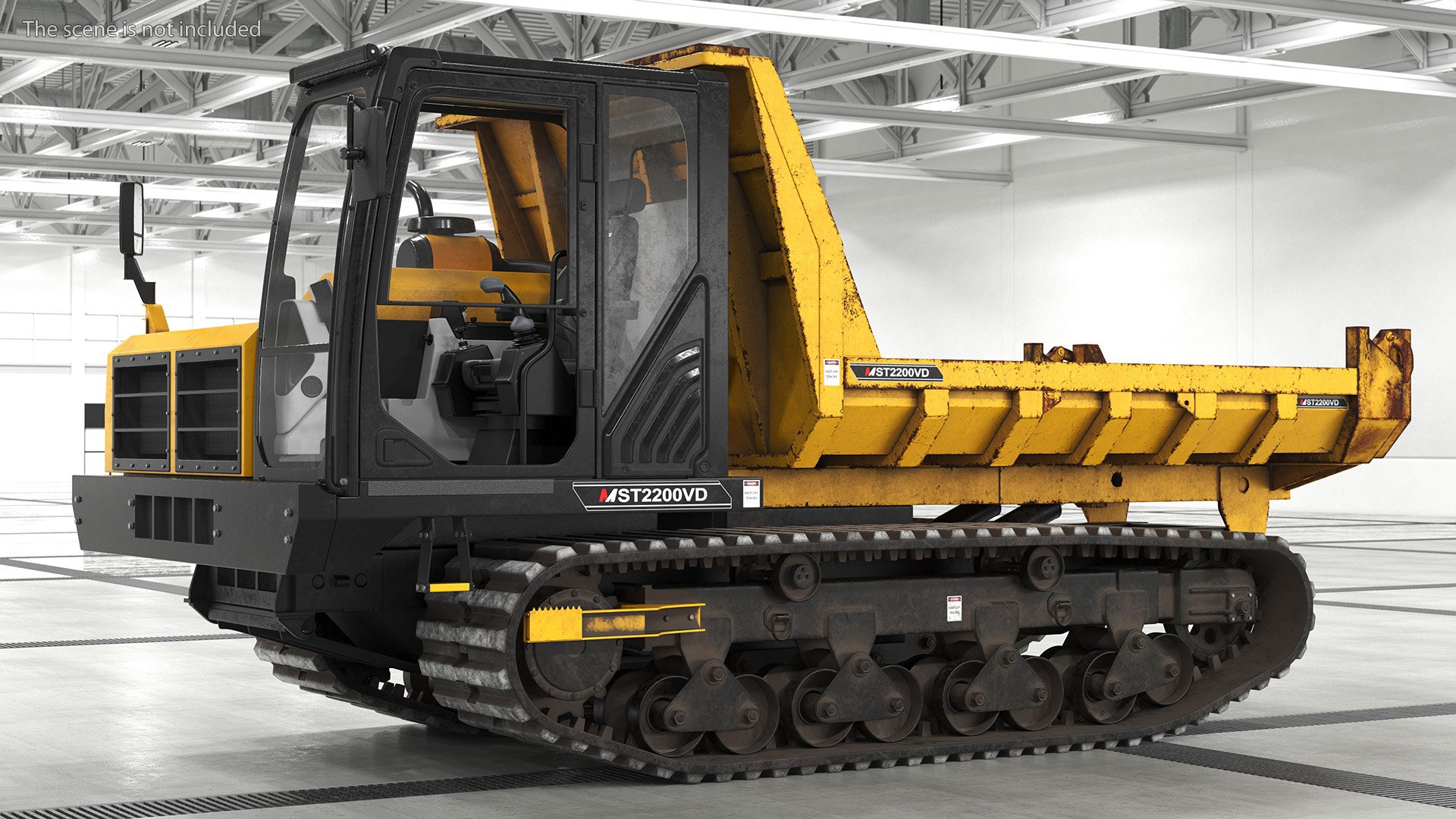 Morooka Dumper Dirty Rigged For Maya 3D Model - TurboSquid 2233572