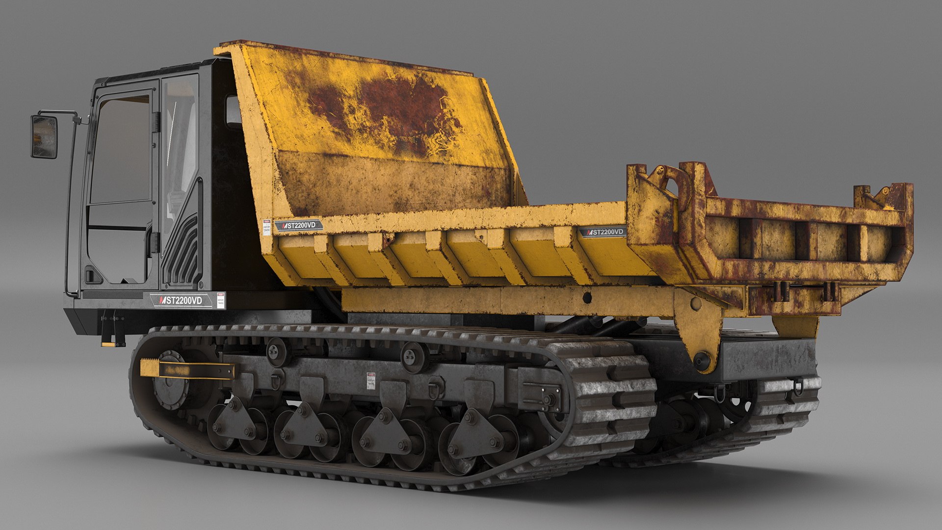 Morooka Dumper Dirty Rigged For Maya 3D Model - TurboSquid 2233572