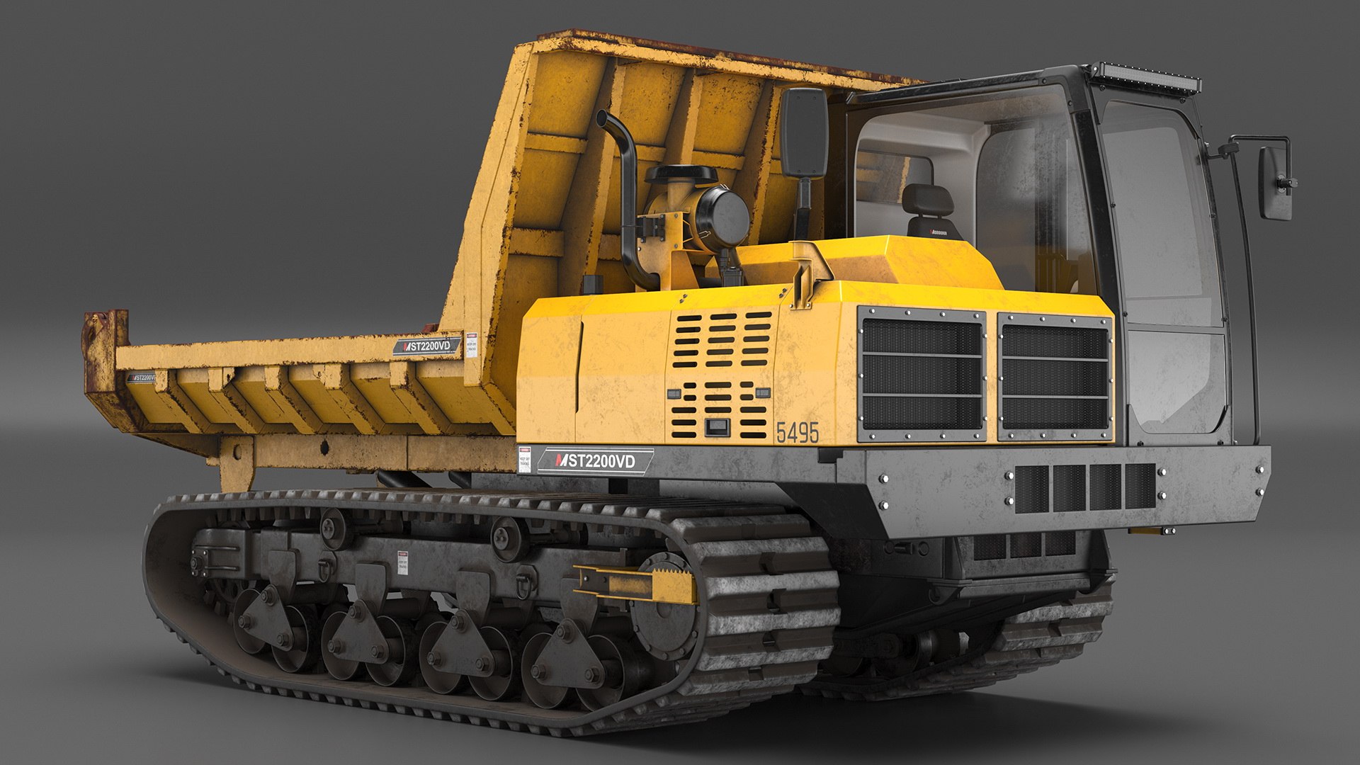 Morooka Dumper Dirty Rigged For Maya 3D Model - TurboSquid 2233572