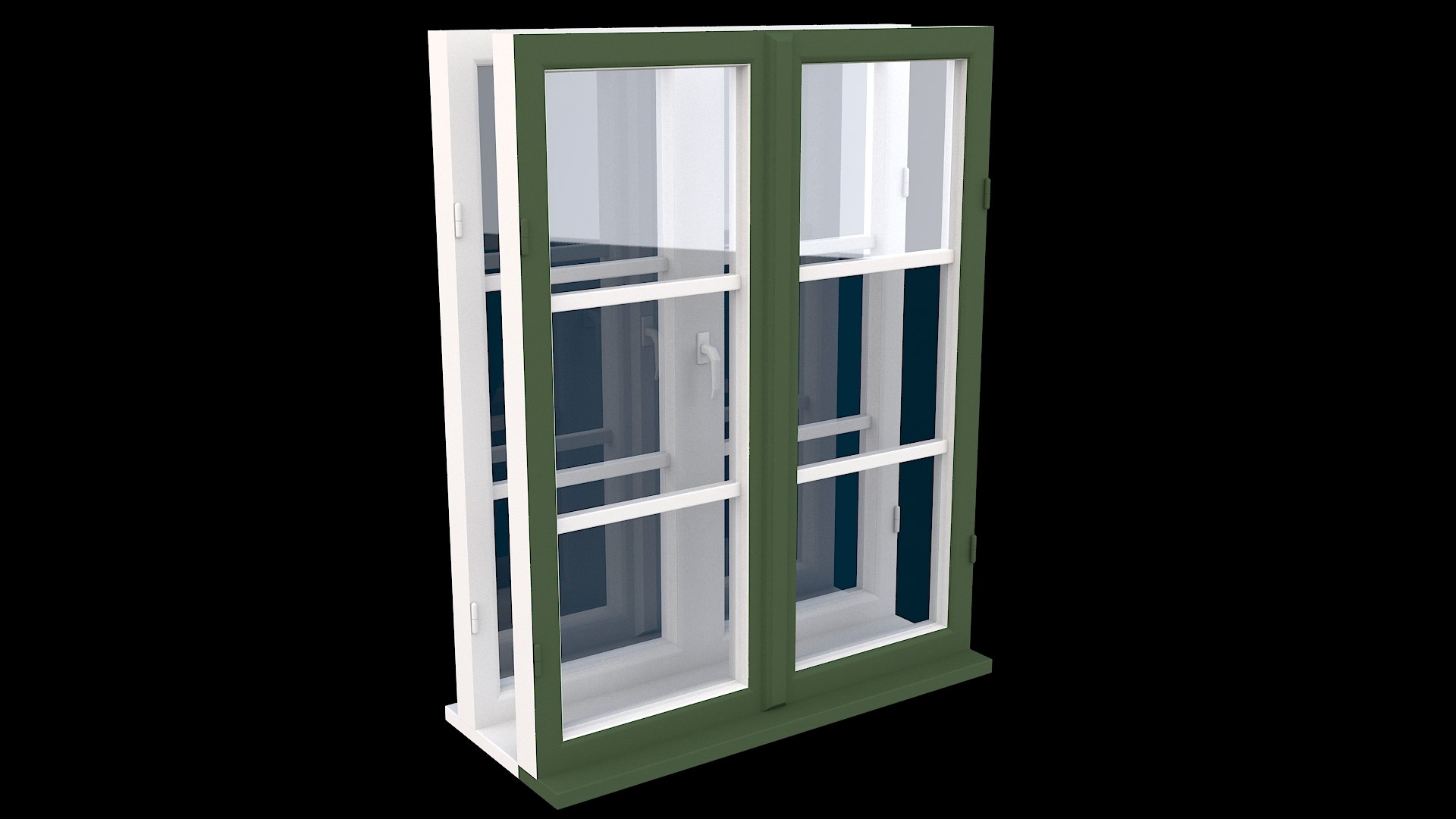 3D Box Type Window - TurboSquid 1436187