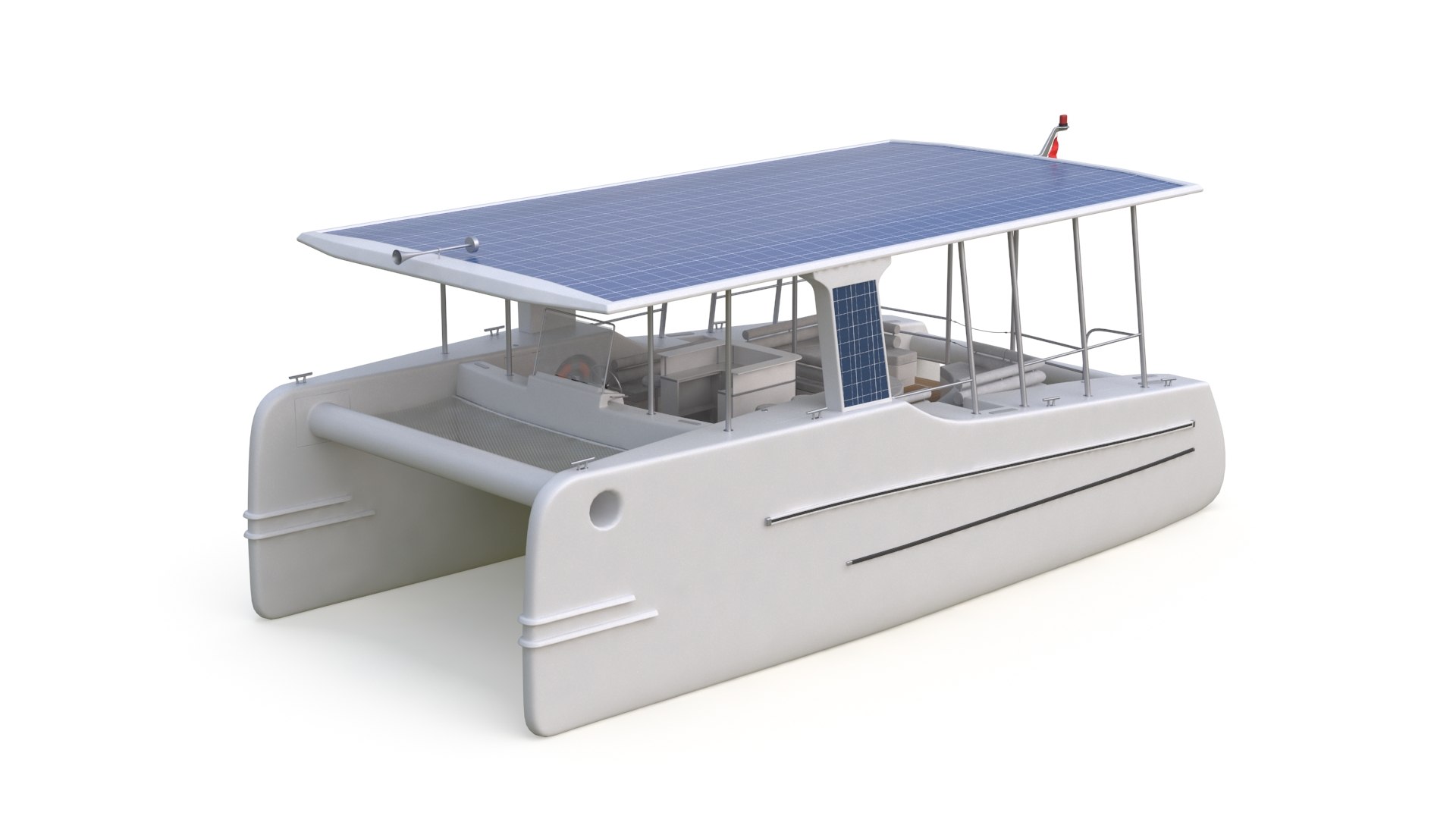 Solar Catamaran 3D - TurboSquid 1986759